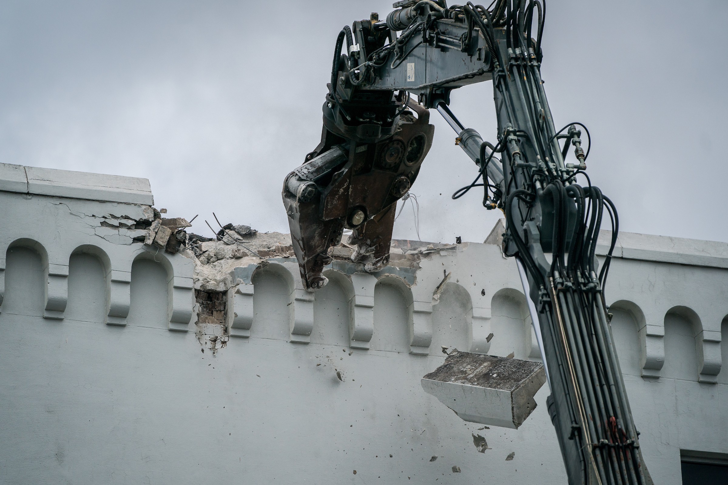 Demolition portion of Capers Hall Replacement Project is underway at The Citadel - The Citadel Today