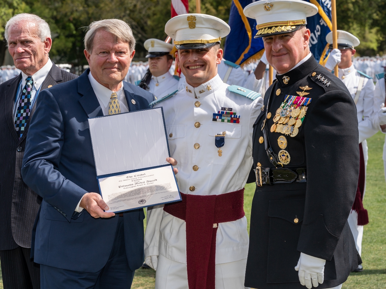 Top principled leaders receive Palmetto Awards - The Citadel Today