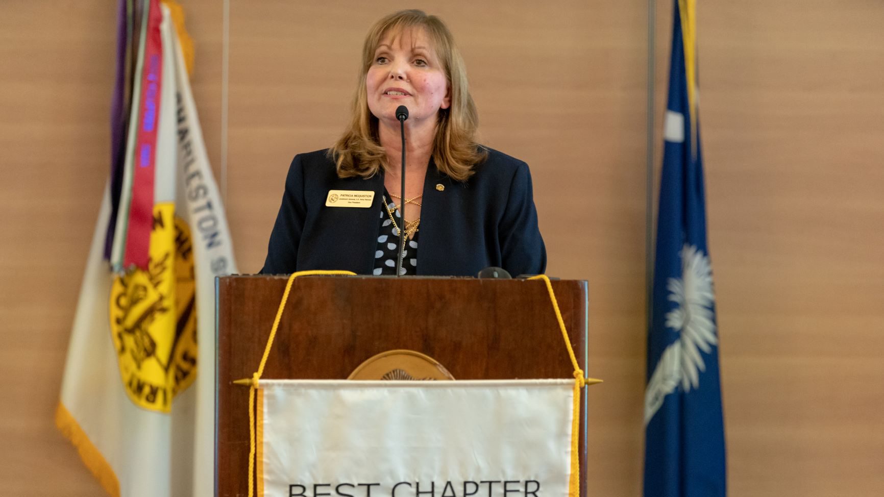 One of the first women with 3-star general Army rank visits The Citadel ...