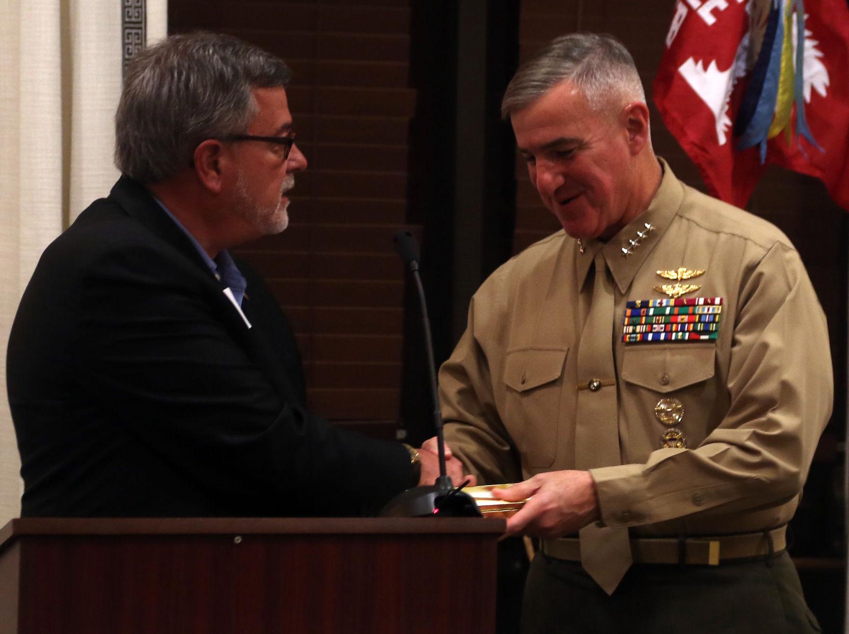 Citadel president speaks in Florence, receives key to the city - The ...
