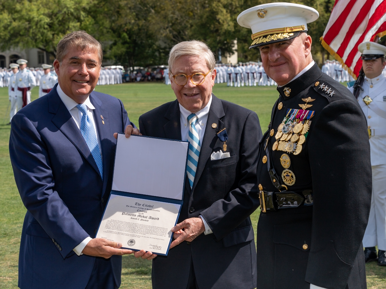 Top principled leaders receive Palmetto Awards - The Citadel Today