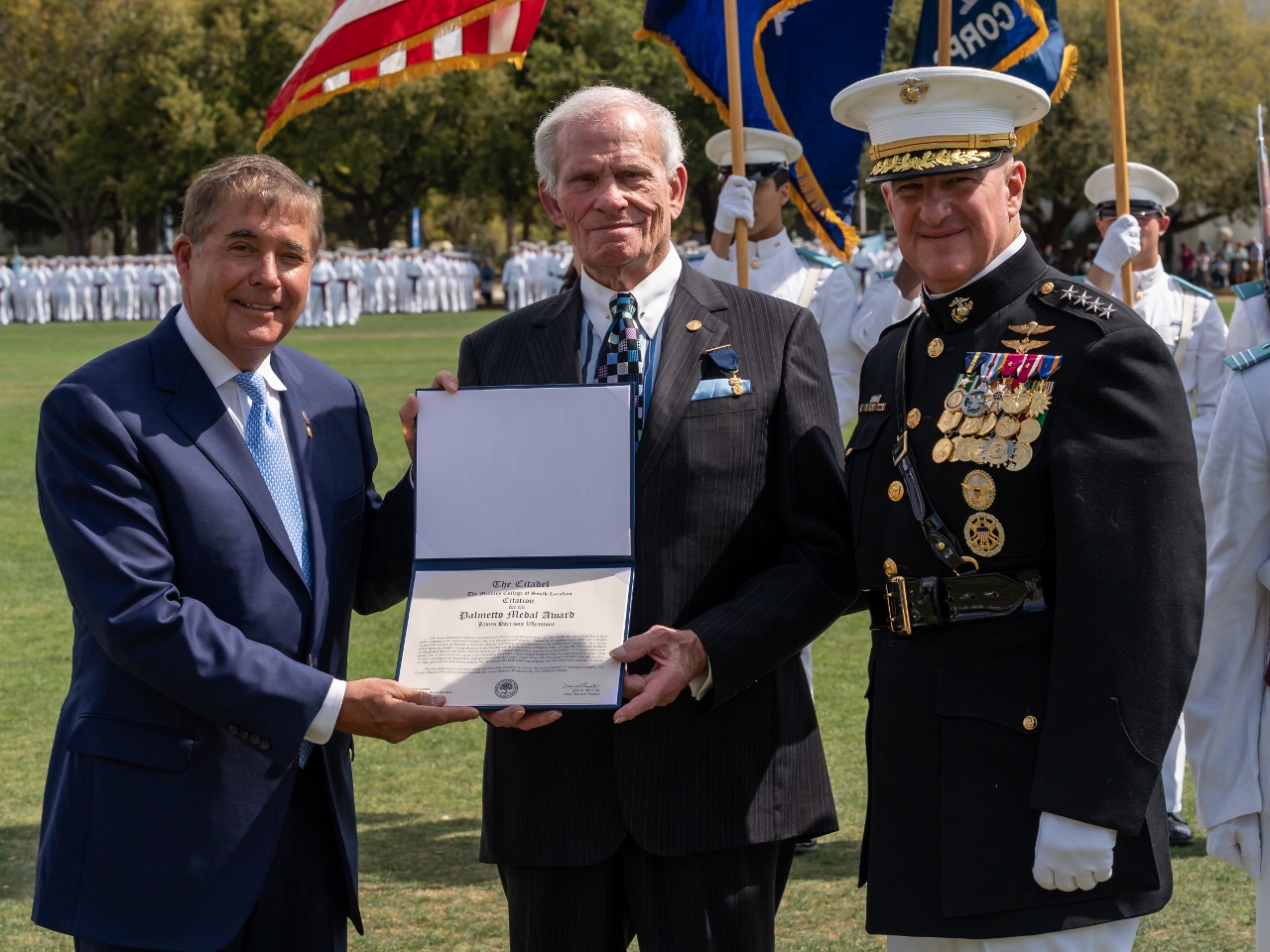 Top principled leaders receive Palmetto Awards - The Citadel Today
