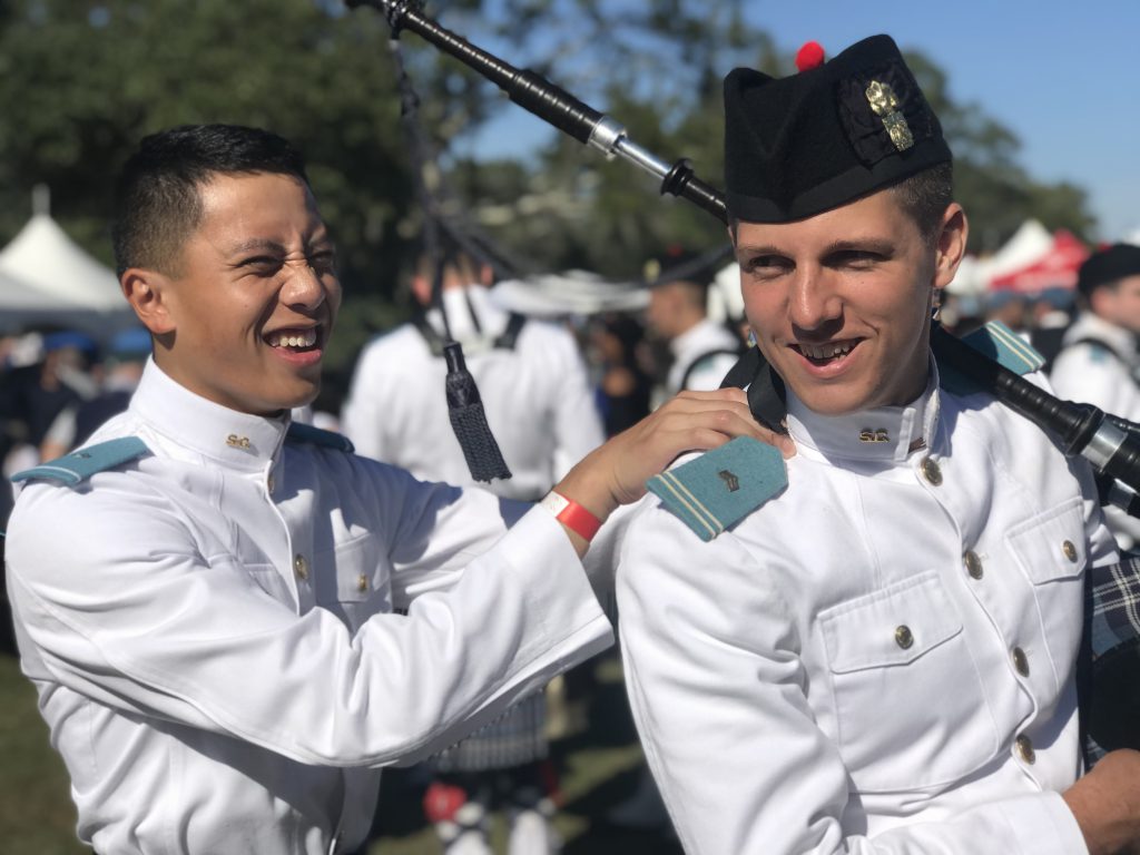 The Citadel's Regimental Pipe Band helps bring Scotland to the ...