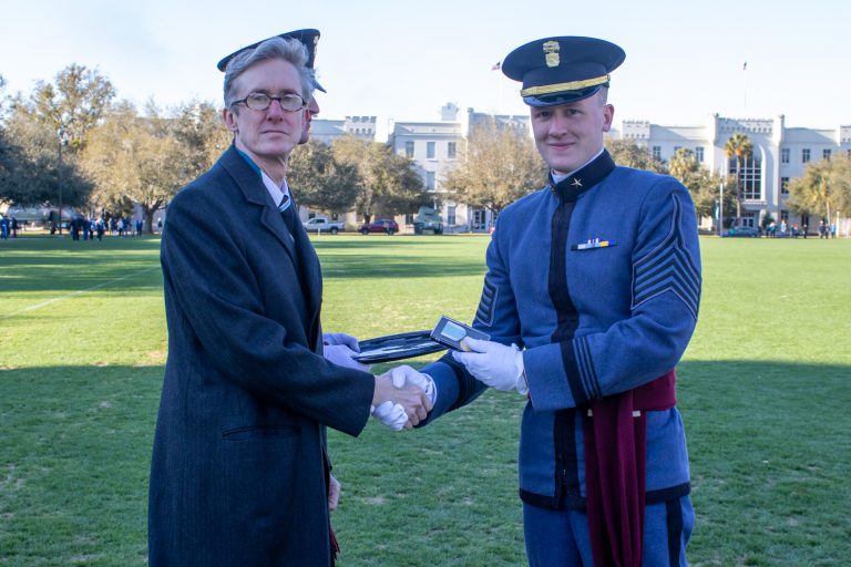 Cadets, both battalion commanders, honored with distinguished awards ...