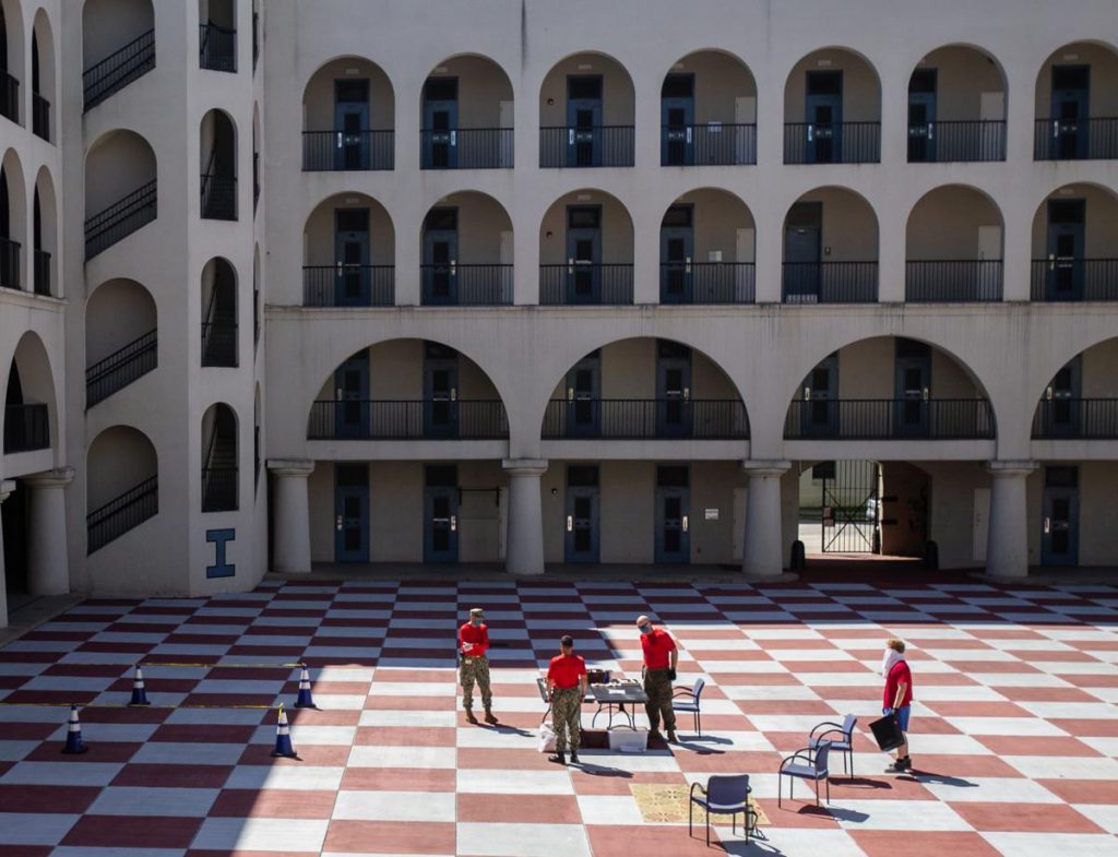 Photos: Citadel cadets return to clean barracks - The Citadel Today