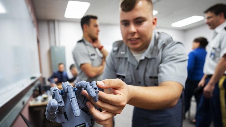 SC cadet students build robot hands to teach American Sign Language ...