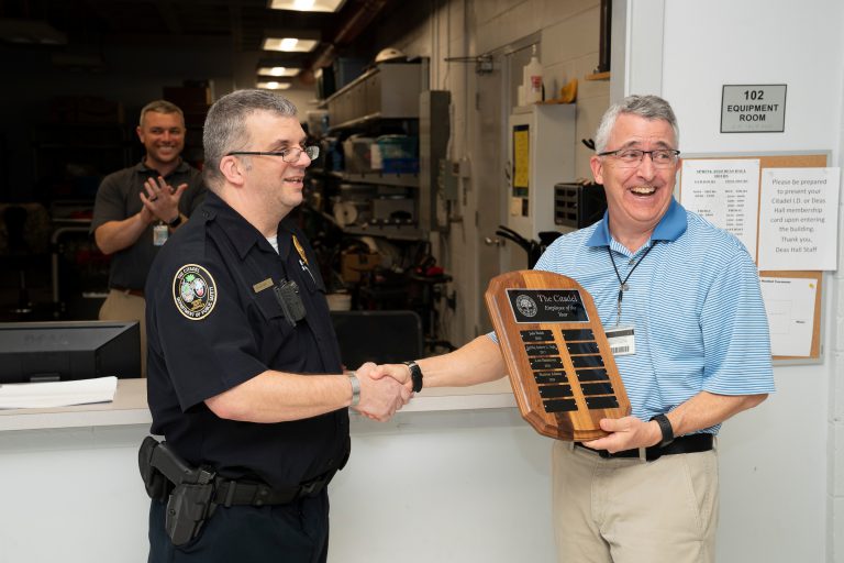 The Citadel recognizes six employees who go above and beyond - The ...