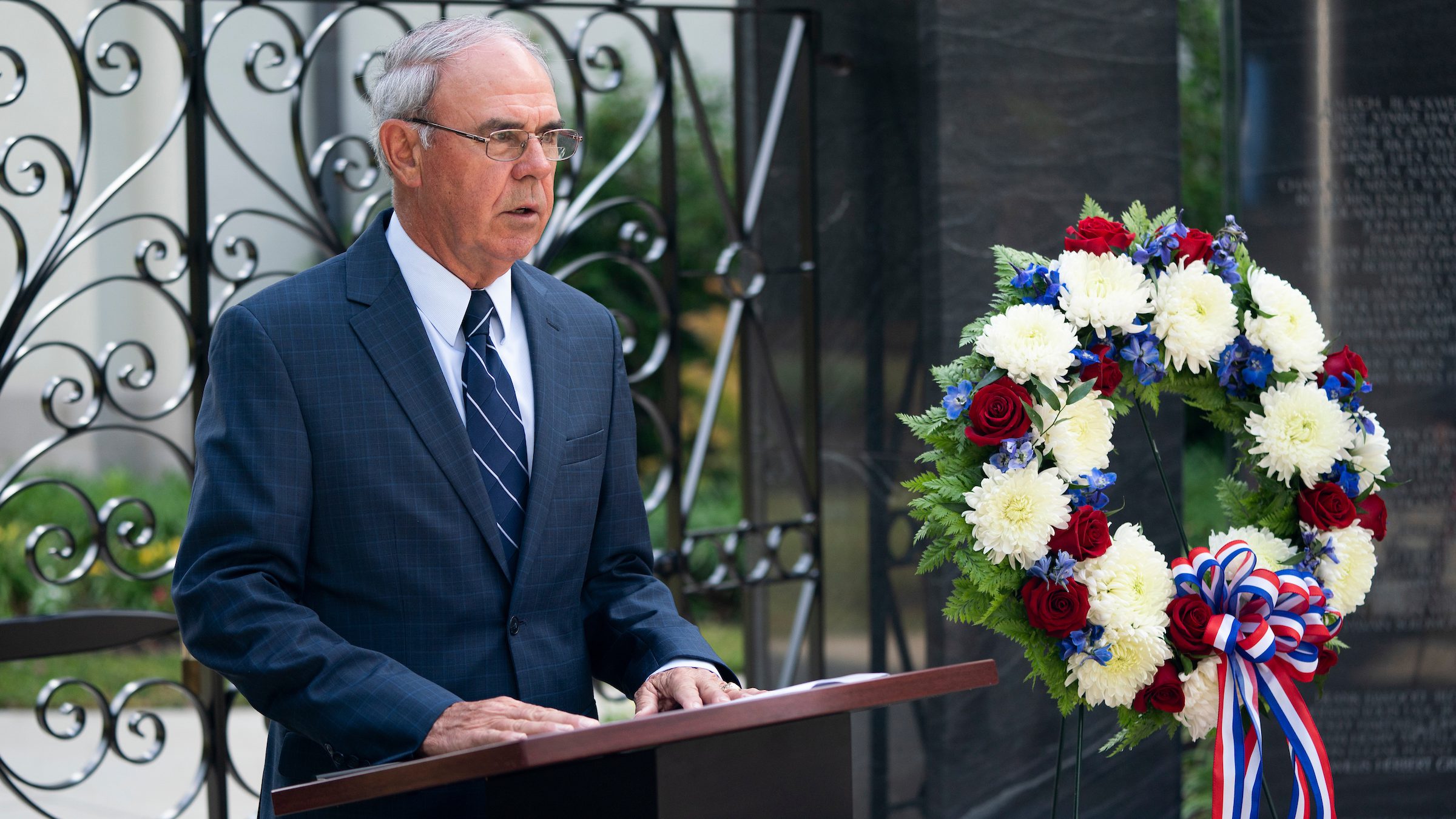 Remembrance at The Citadel War Memorial led by Assoc. of the U.S. Army ...