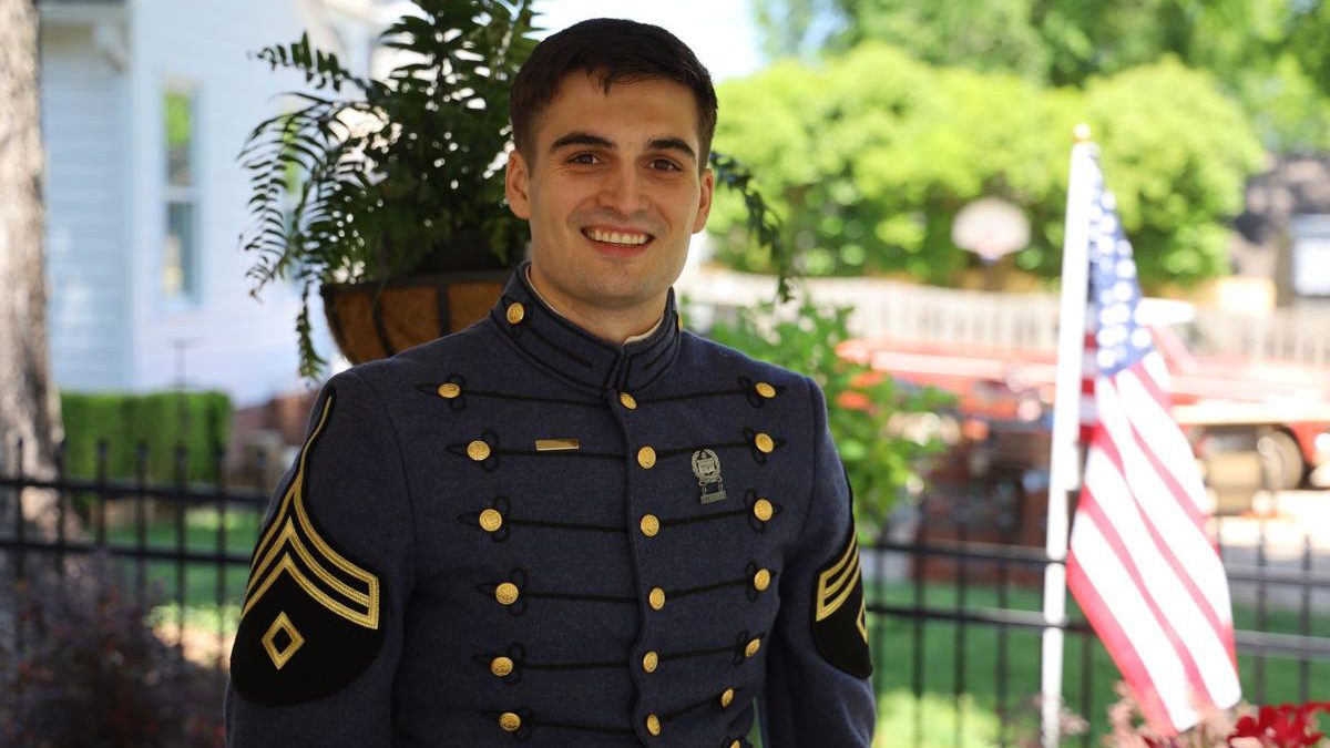 Crosswhite celebrates virtual graduation from The Citadel - The Citadel ...