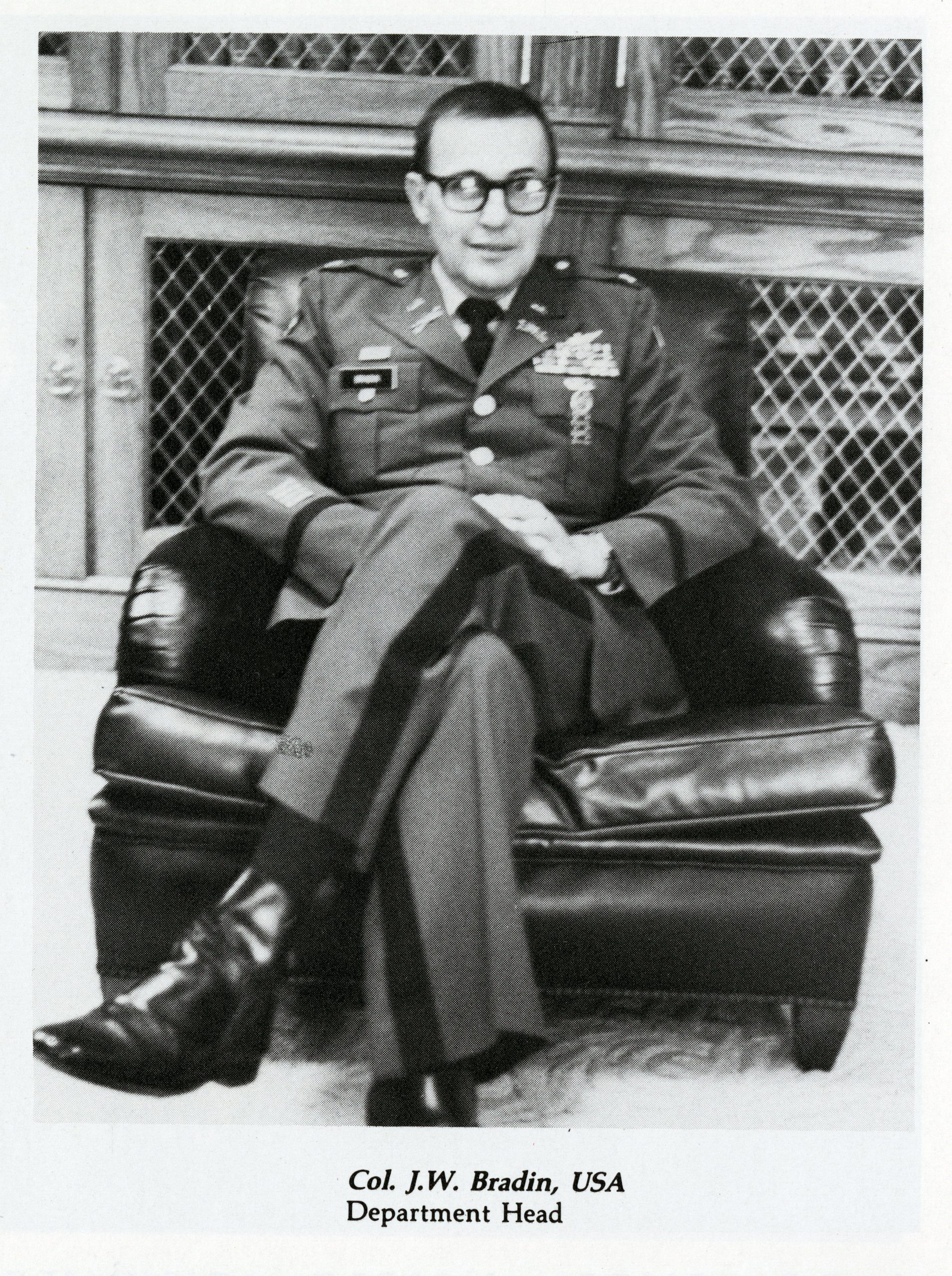 Remembering Col. J. W. Bradin,'58: His life of service to America and ...