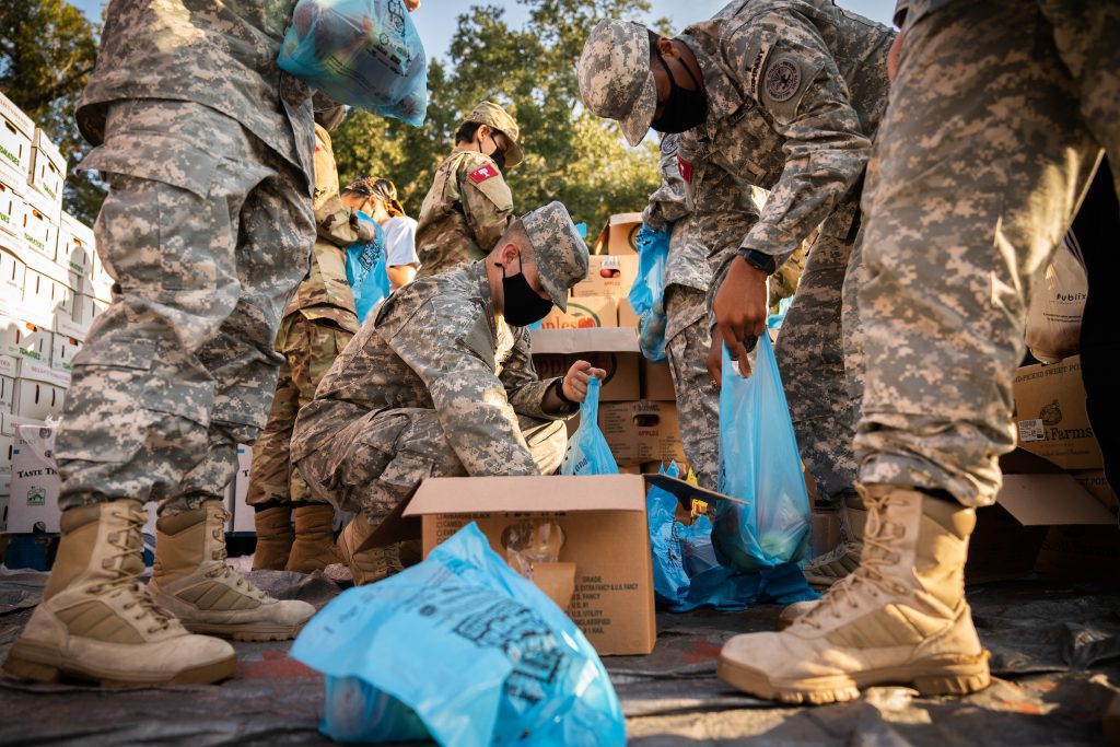 Citadel cadets and students volunteer for veterans in need - The ...