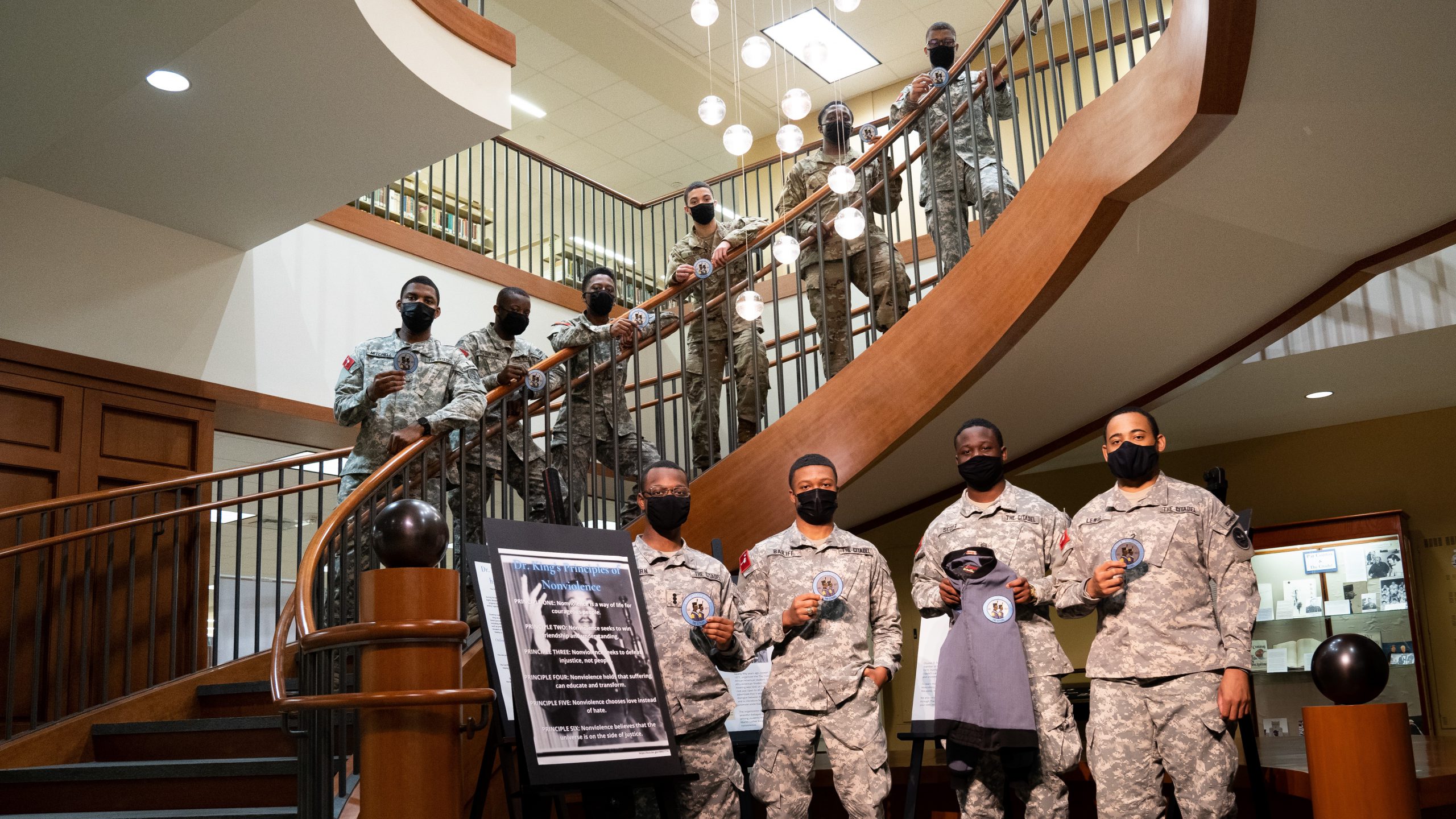 Members of The Citadel African American Society are presented club ...