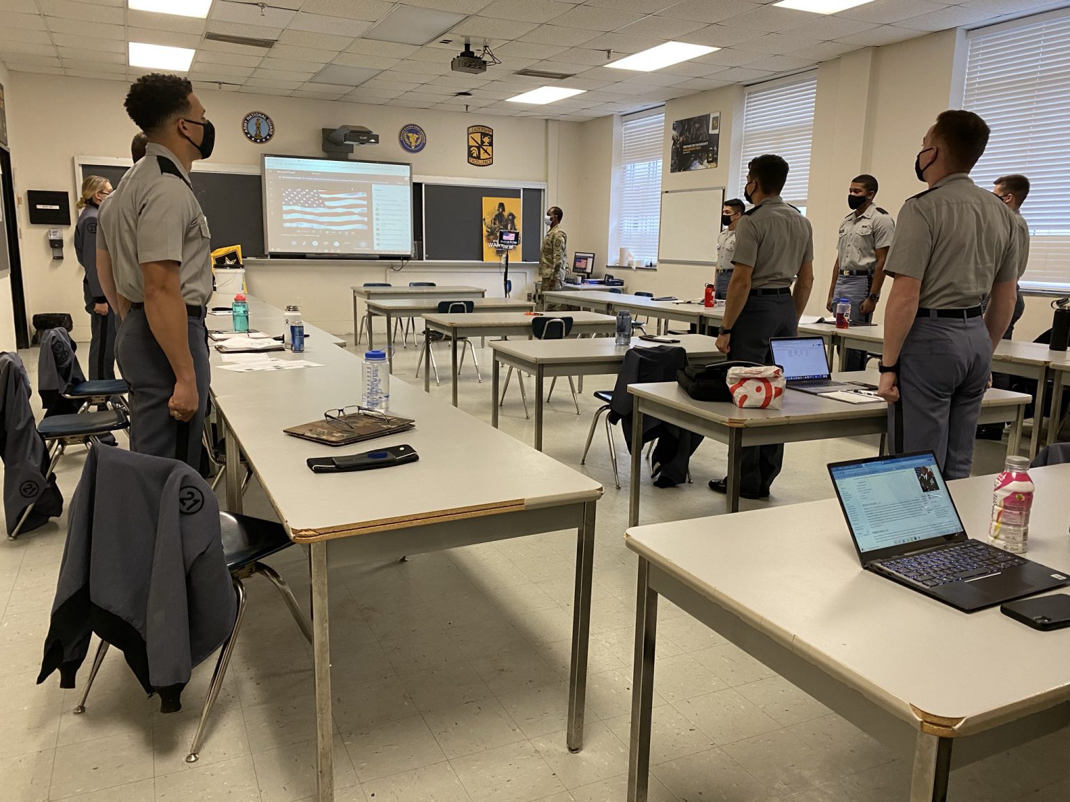 Army cadets learn leadership from one of The Citadel’s highest-ranking ...