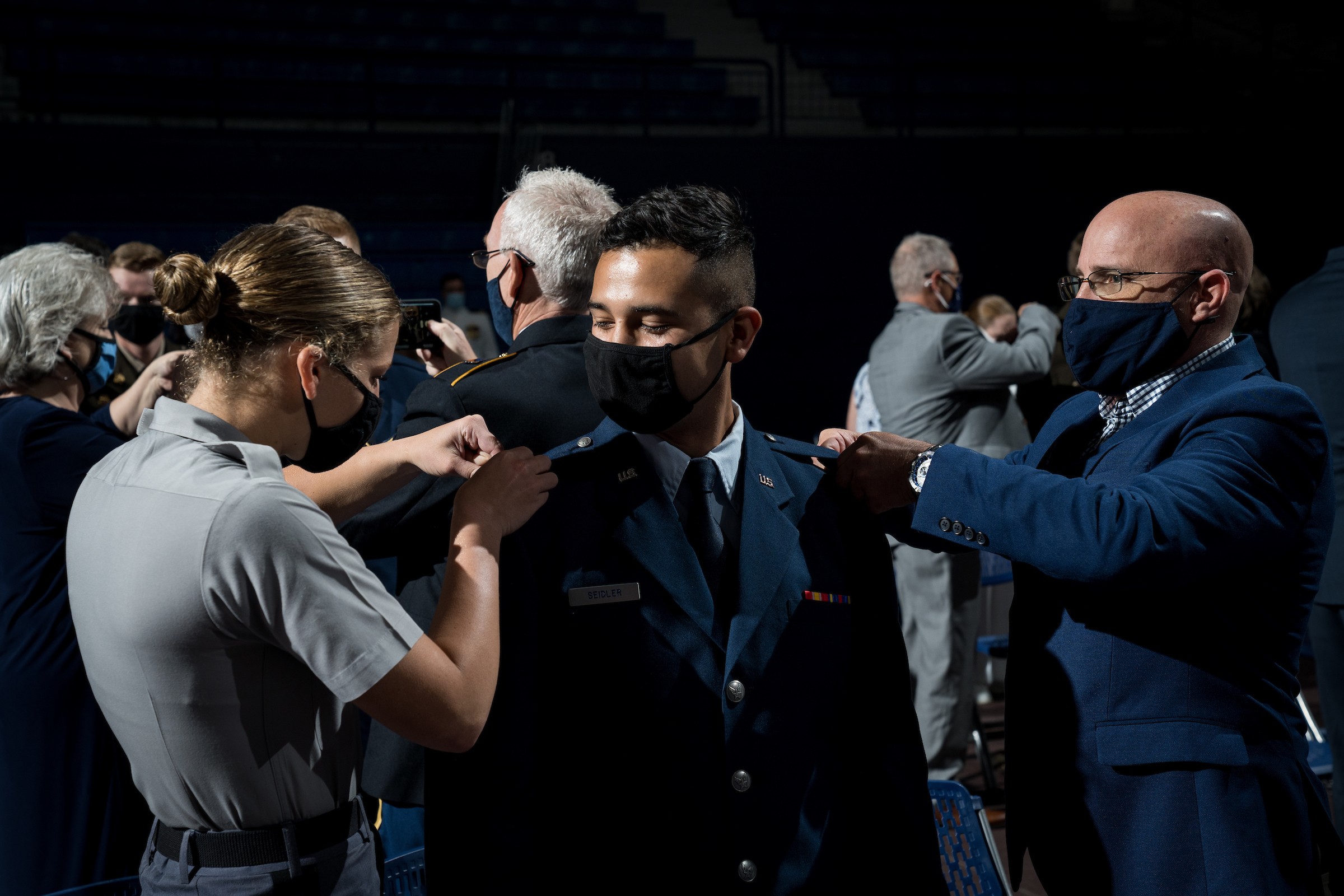 From cadet to commission: Members of the Class of 2021 become officers ...