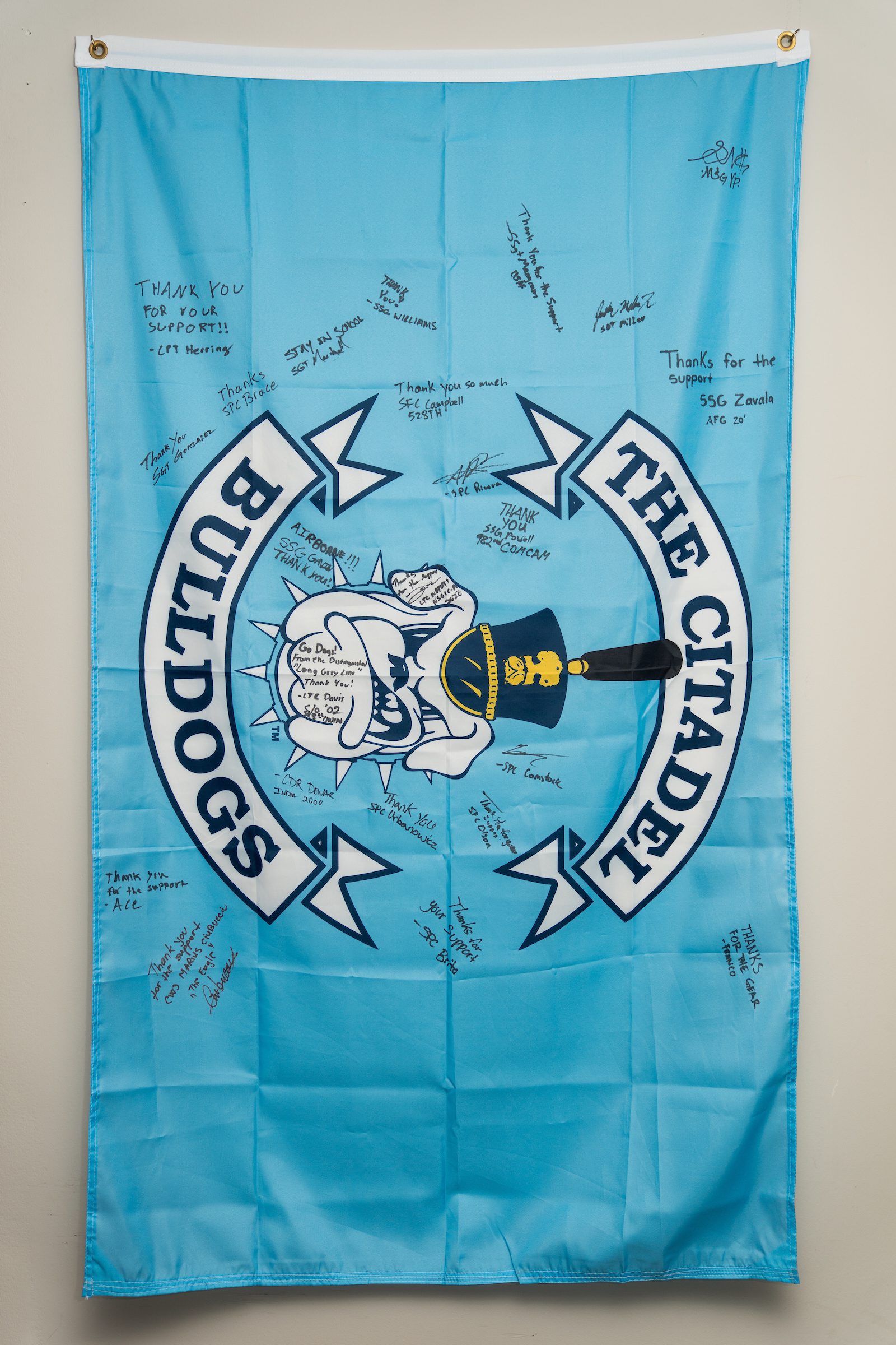 The Citadel and service members: united by a flag - The Citadel Today