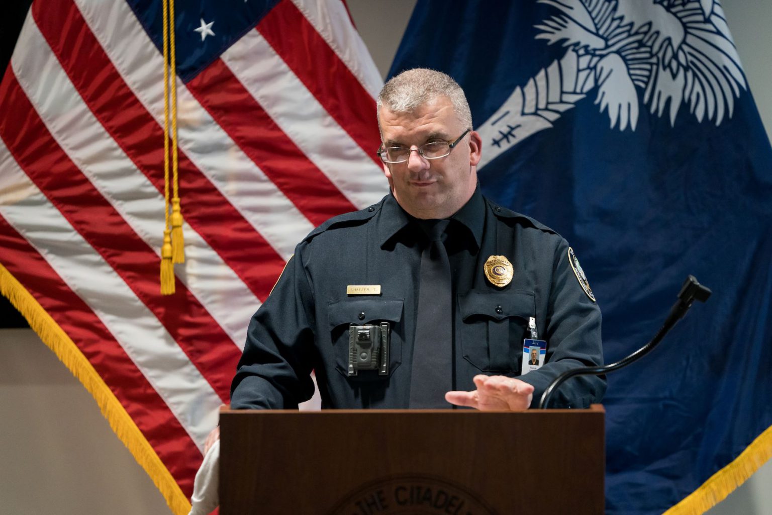 The Citadel promotes, honors two public safety officers - The Citadel Today