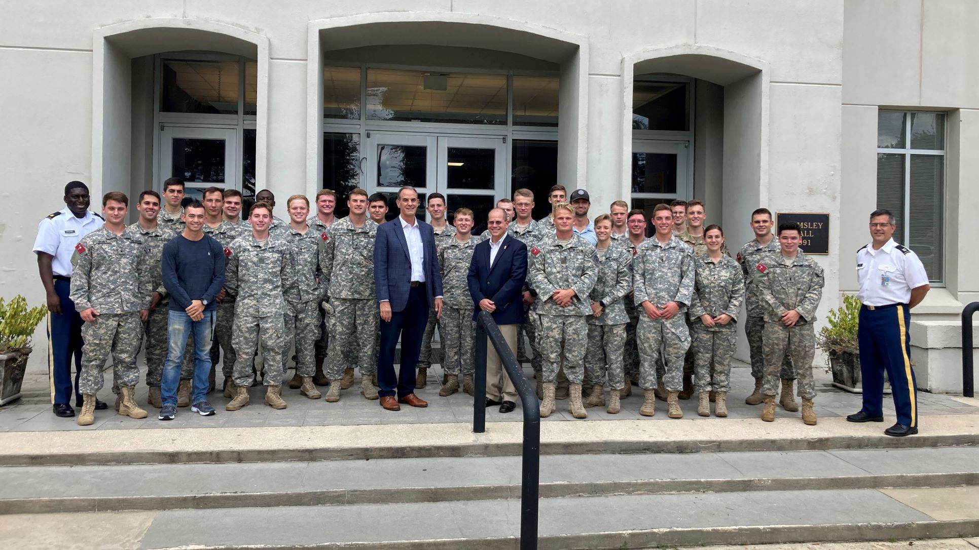 Citadel engineering cadets and students designing airfield improvements ...