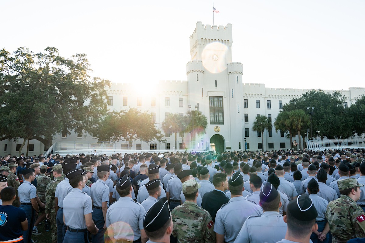 Learning to serve before they lead - The Citadel Today