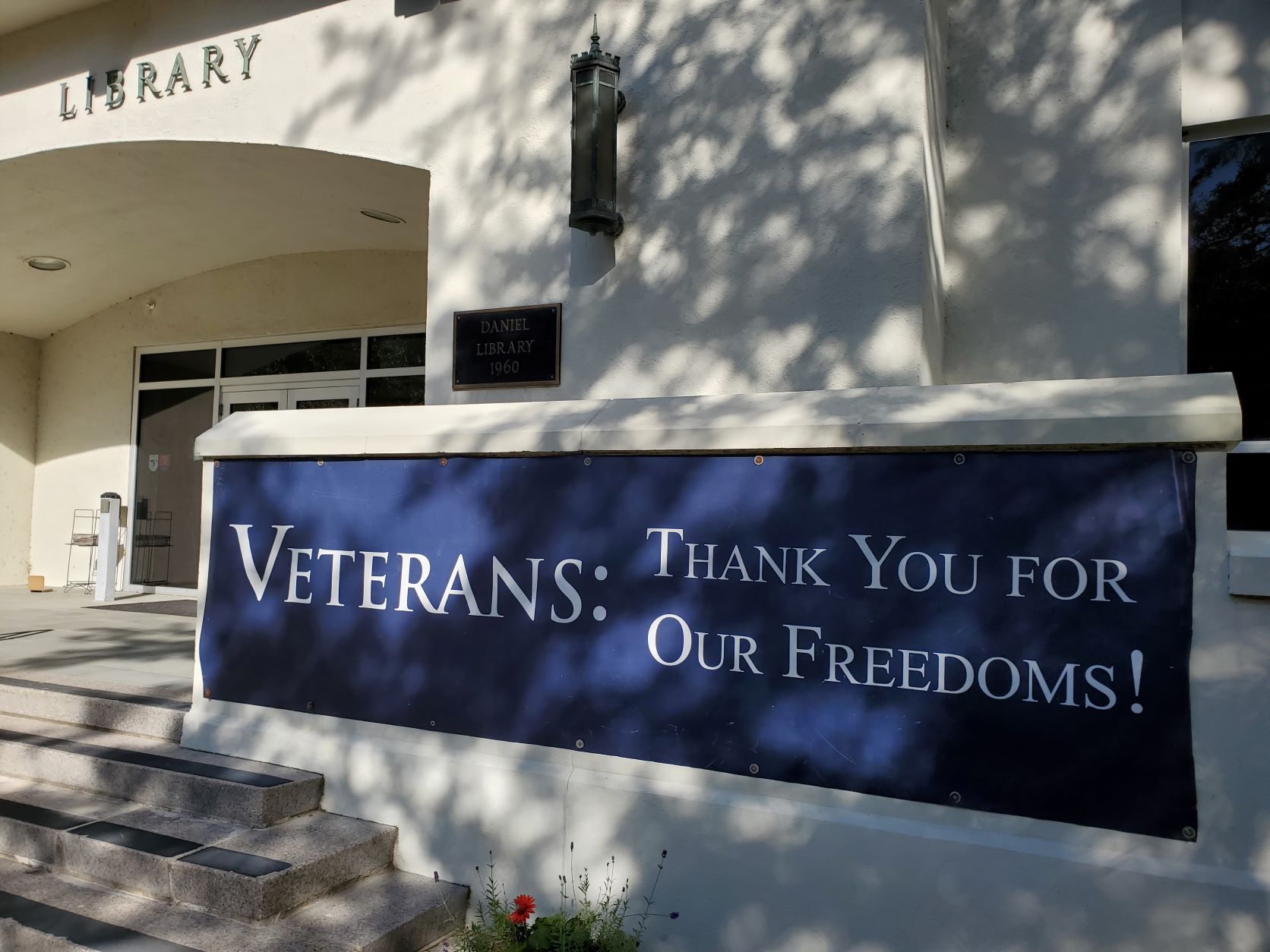 Student artwork in Daniel Library honors veterans - The Citadel Today
