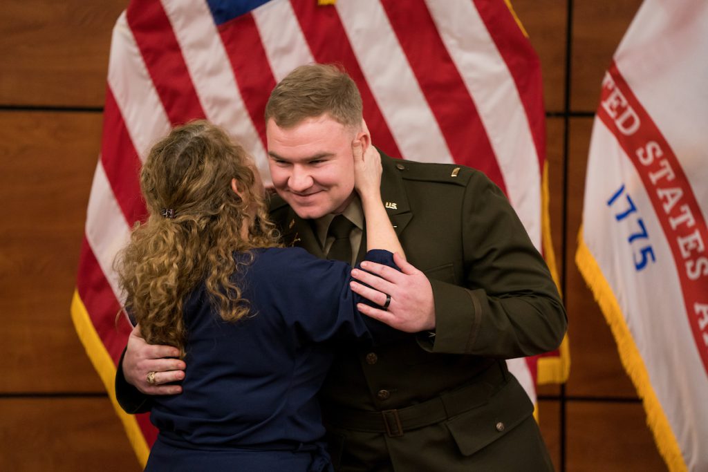 New Army reserve officer honors World War II veteran at The Citadel ...