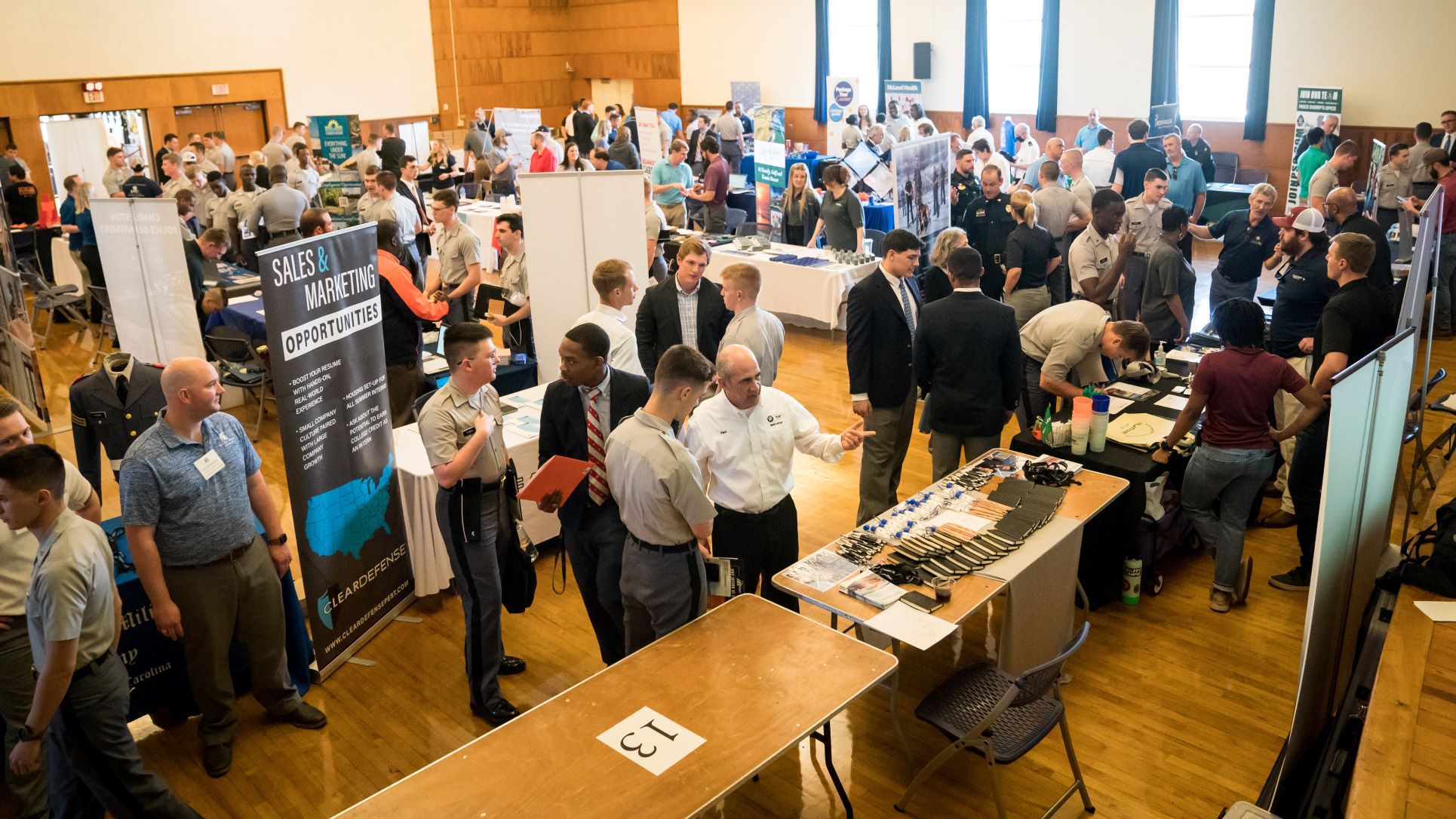 Career fair brings employment opportunities to cadets and students ...