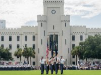 The Citadel unveils portrait of Col. Myron Harrington - The Citadel Today