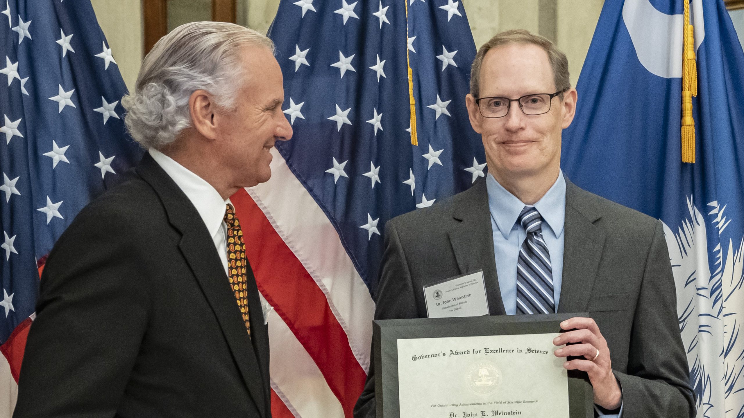 Change-leading Citadel researcher and professor earns accolade from SC ...