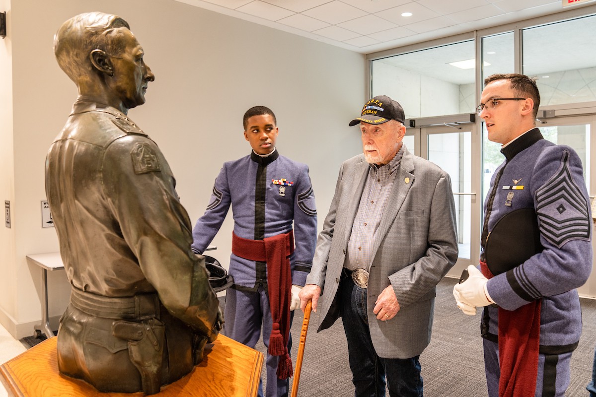 Former bodyguard for Gen. Mark Clark visits The Citadel campus - The ...