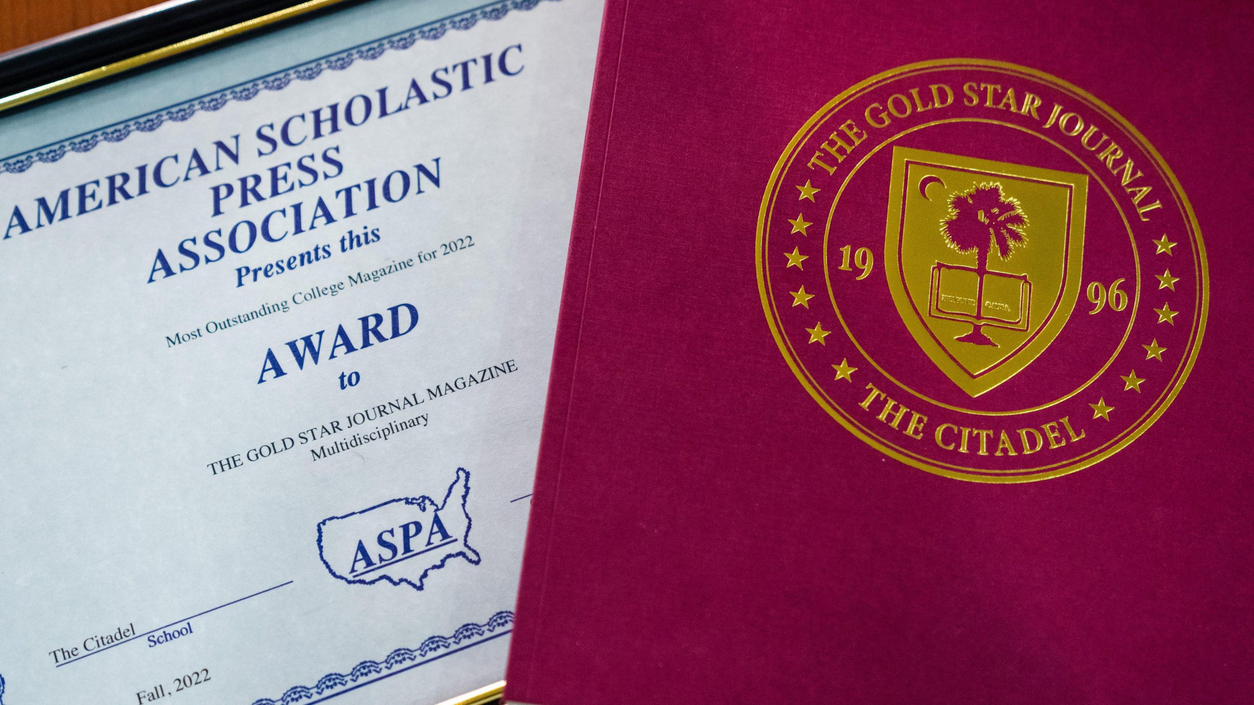 The Gold Star Journal receives three awards, continuing to set a high ...