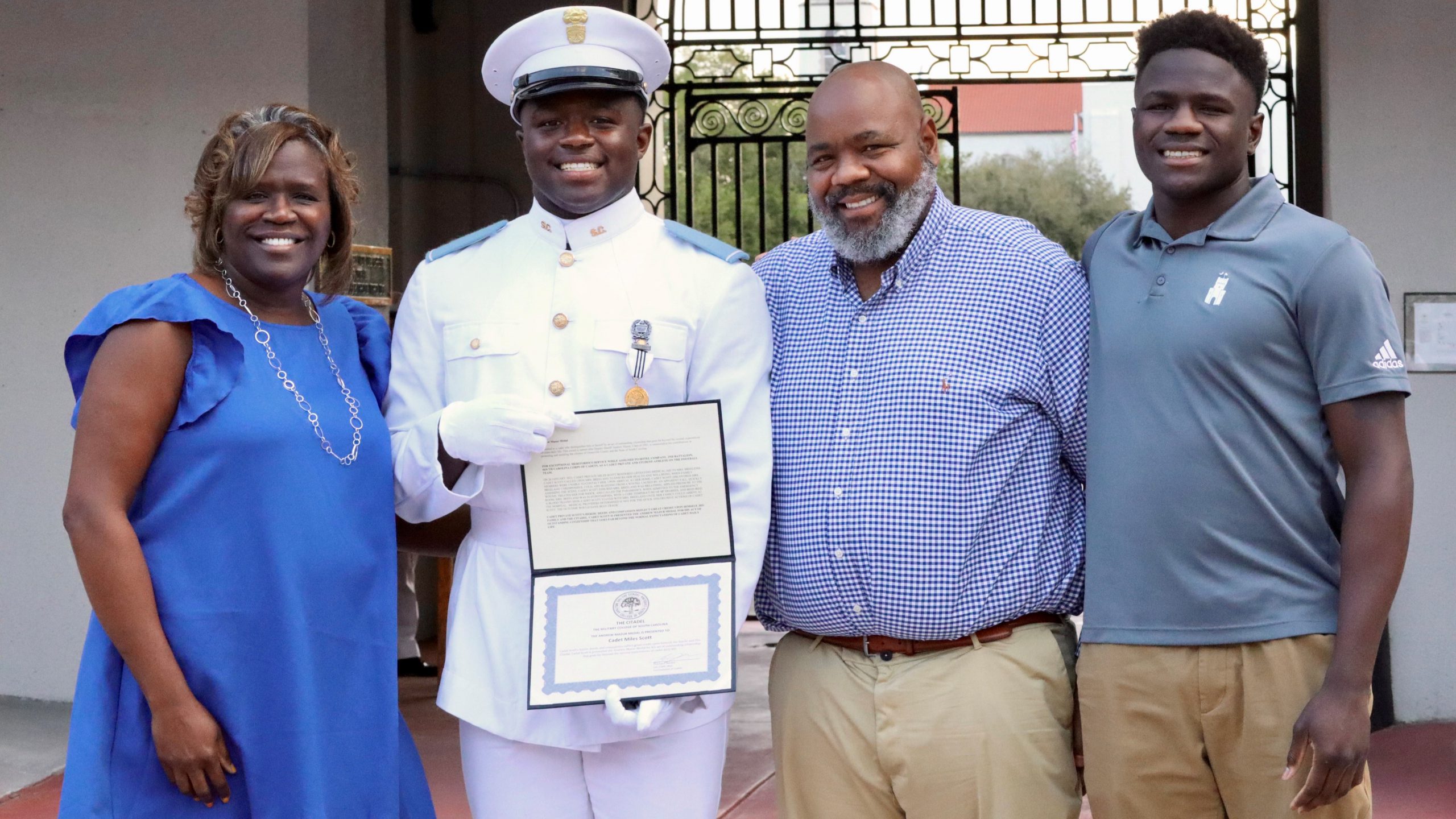 “He’s my angel”: Citadel cadet saves life - The Citadel Today