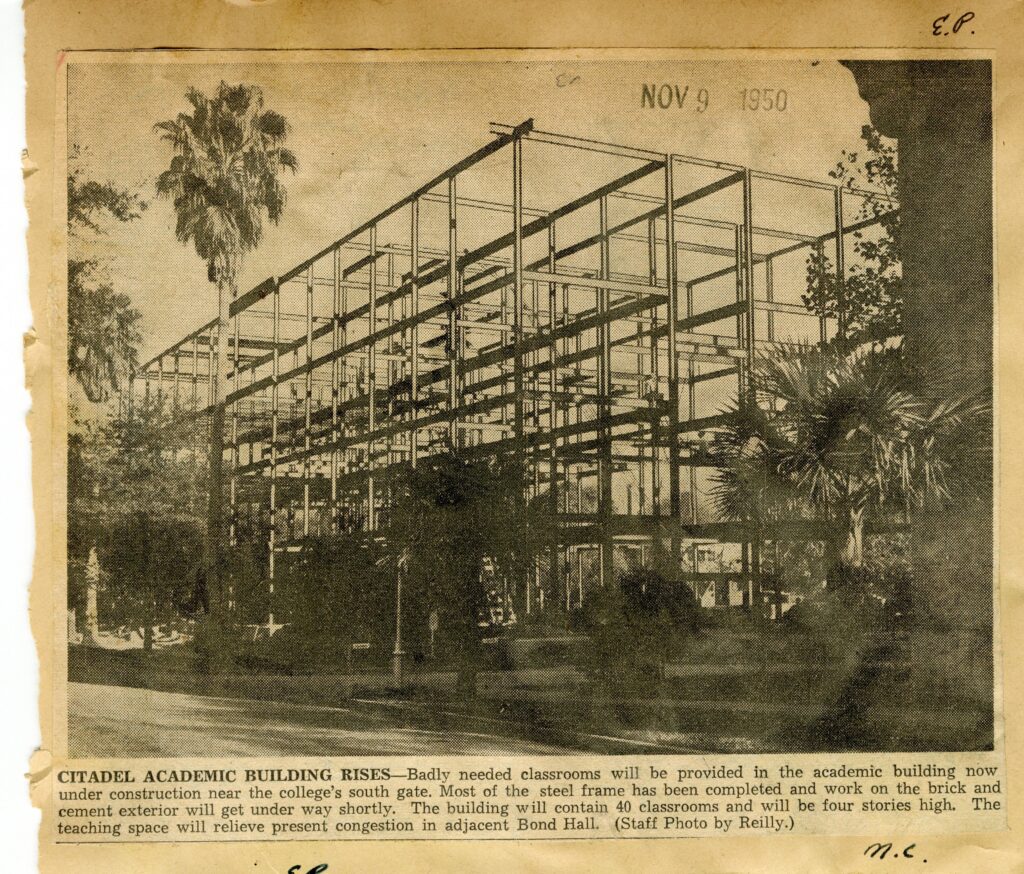 A visit to the past as the Capers Hall Replacement Project wraps up - The Citadel Today