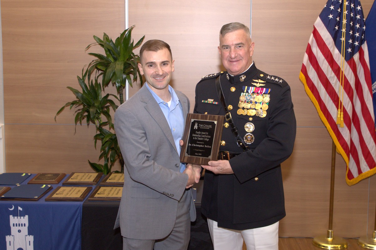 The Citadel Graduate College honors achievements of remarkable students ...