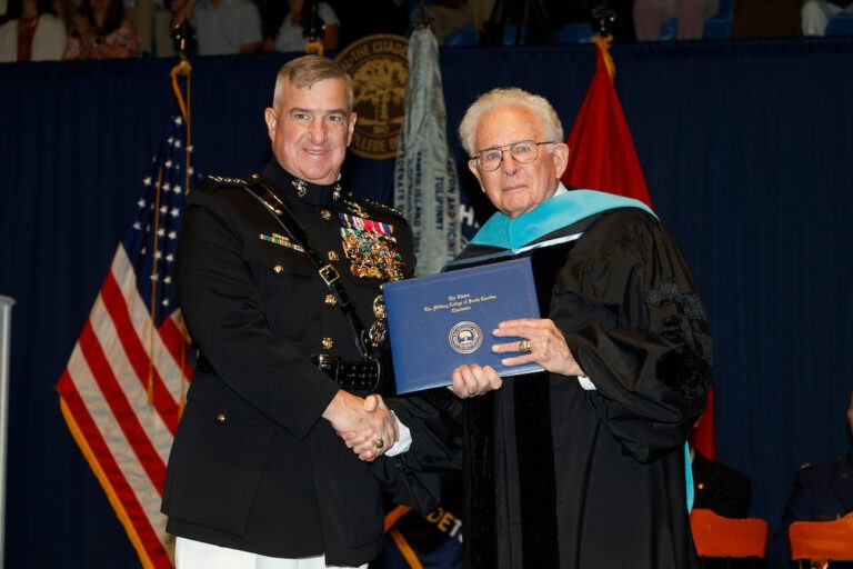 The Citadel awards honorary degrees in recognition of service to state ...