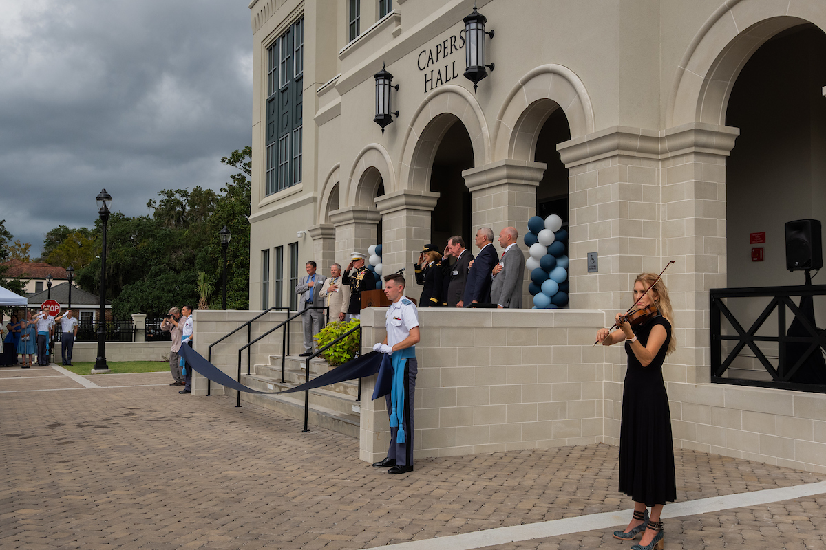 Capers Hall ribbon-cutting ceremony marks a milestone at The Citadel - The Citadel Today