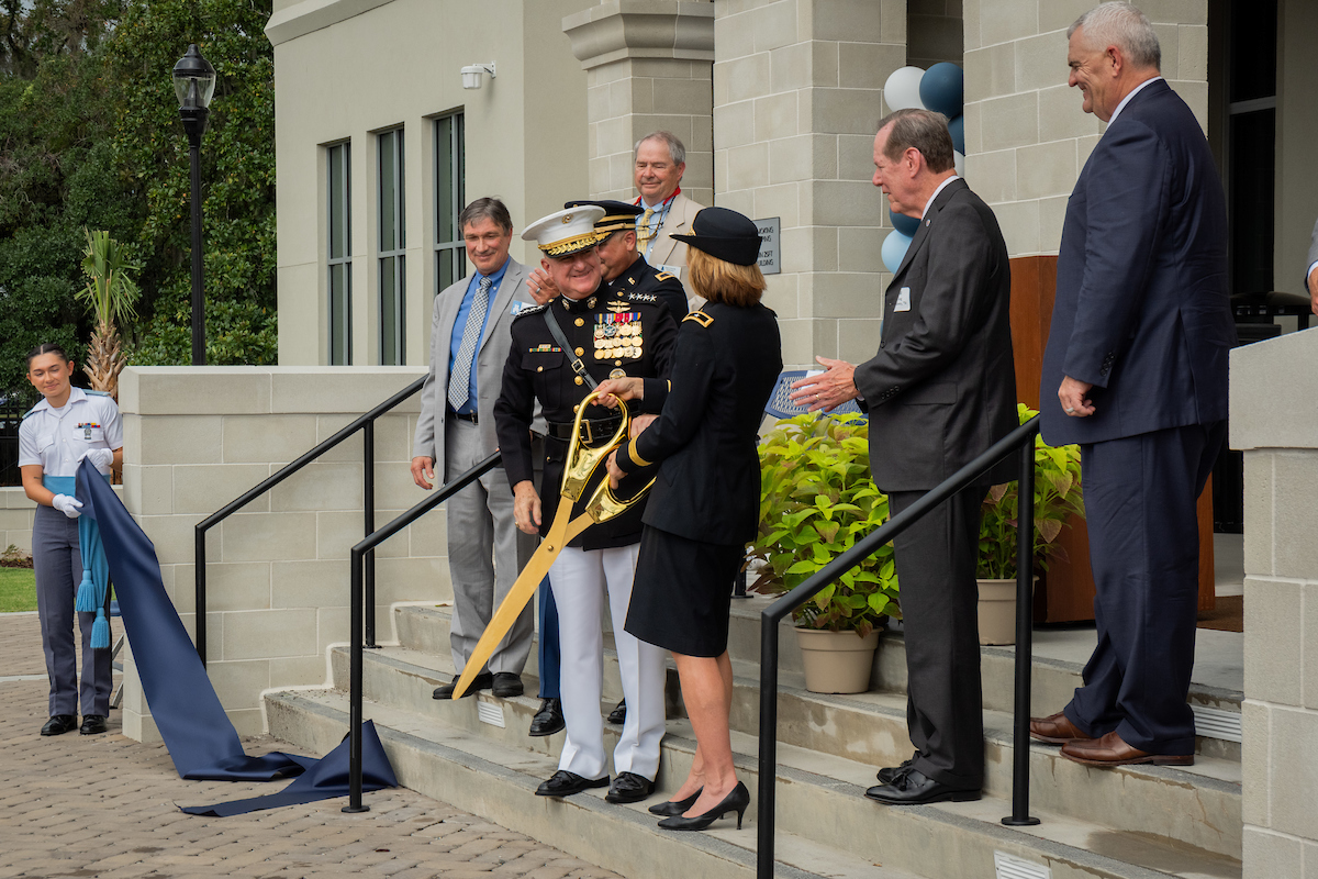 Capers Hall ribbon-cutting ceremony marks a milestone at The Citadel ...