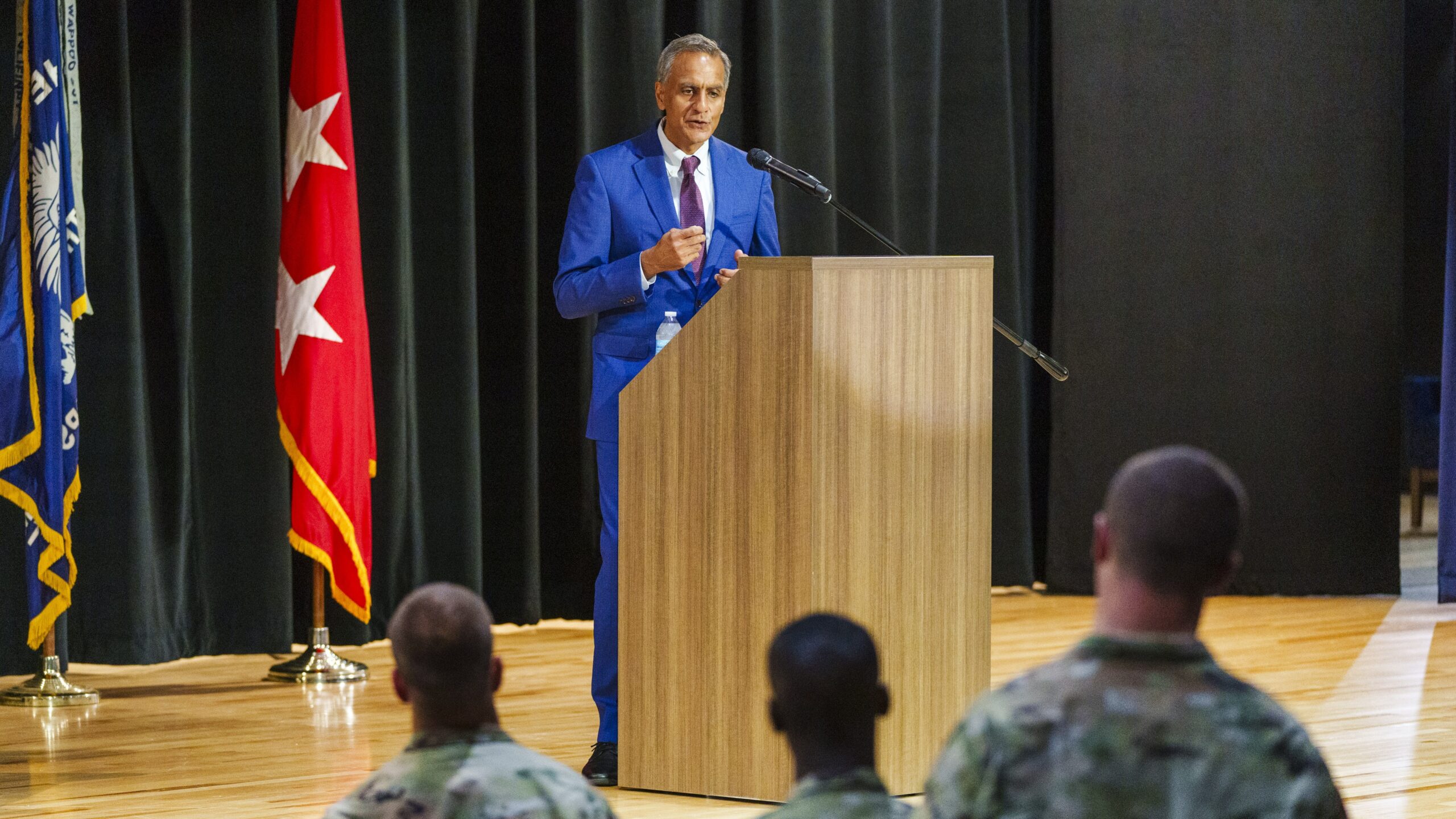 Deputy Secretary of State Richard Verma visits with Citadel cadets and ...