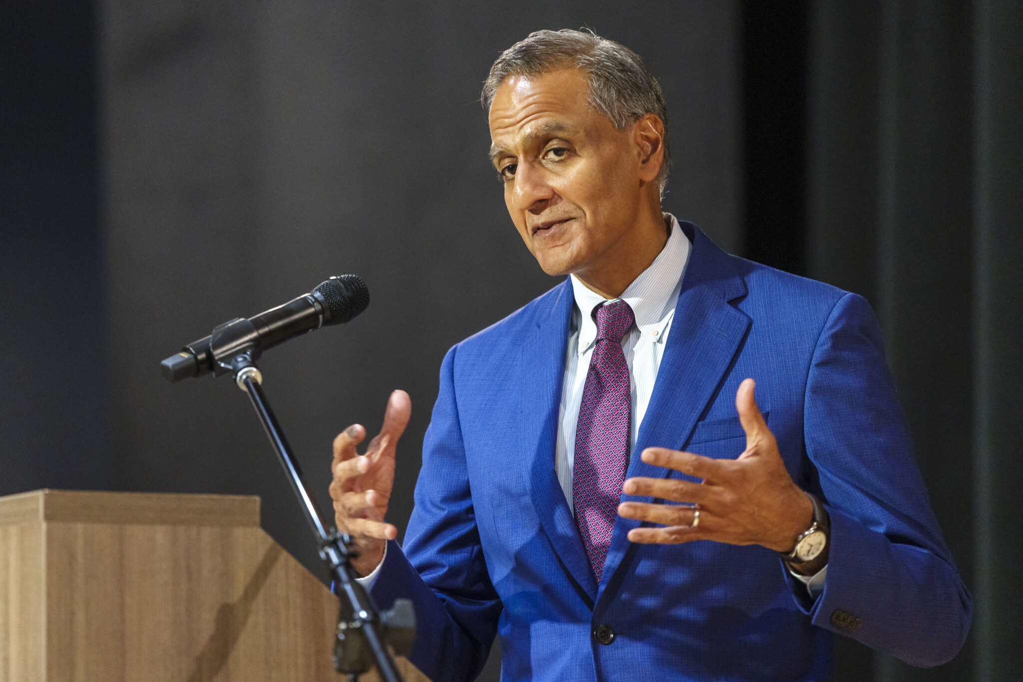 Deputy Secretary of State Richard Verma visits with Citadel cadets and ...