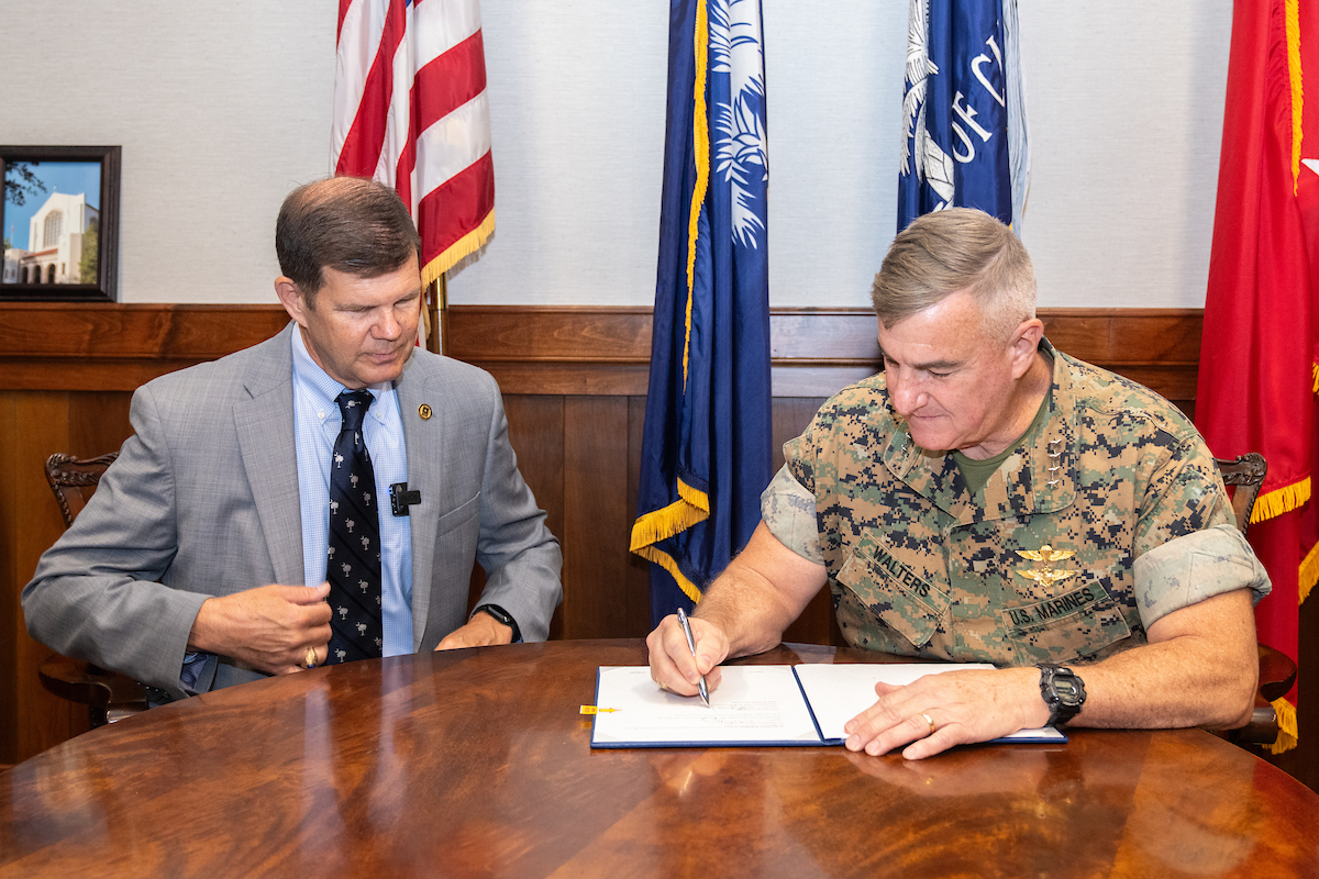 The Citadel joins the South Carolina Veteran Coalition - The Citadel Today