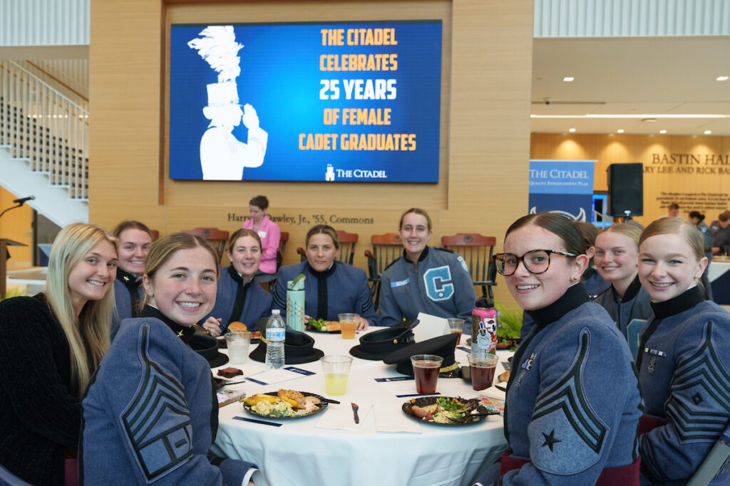 The Citadel celebrates 25 years of women graduating from the South ...
