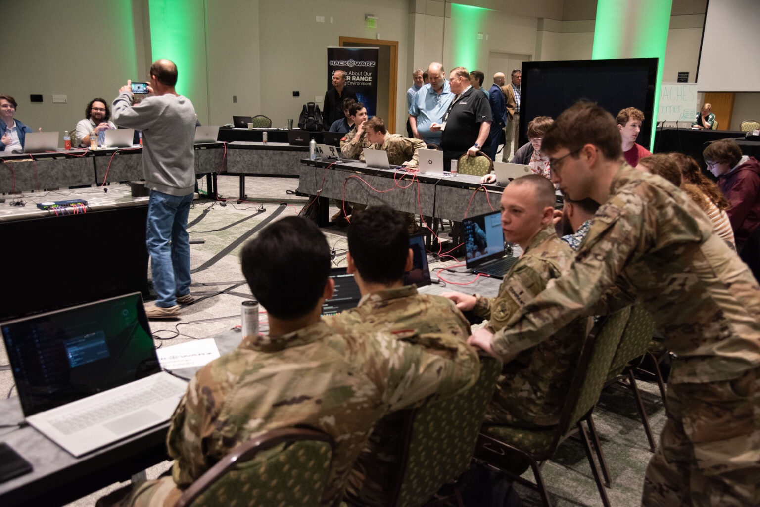 Citadel cadets show off cyber skills during the Palmetto Cyber Defense ...
