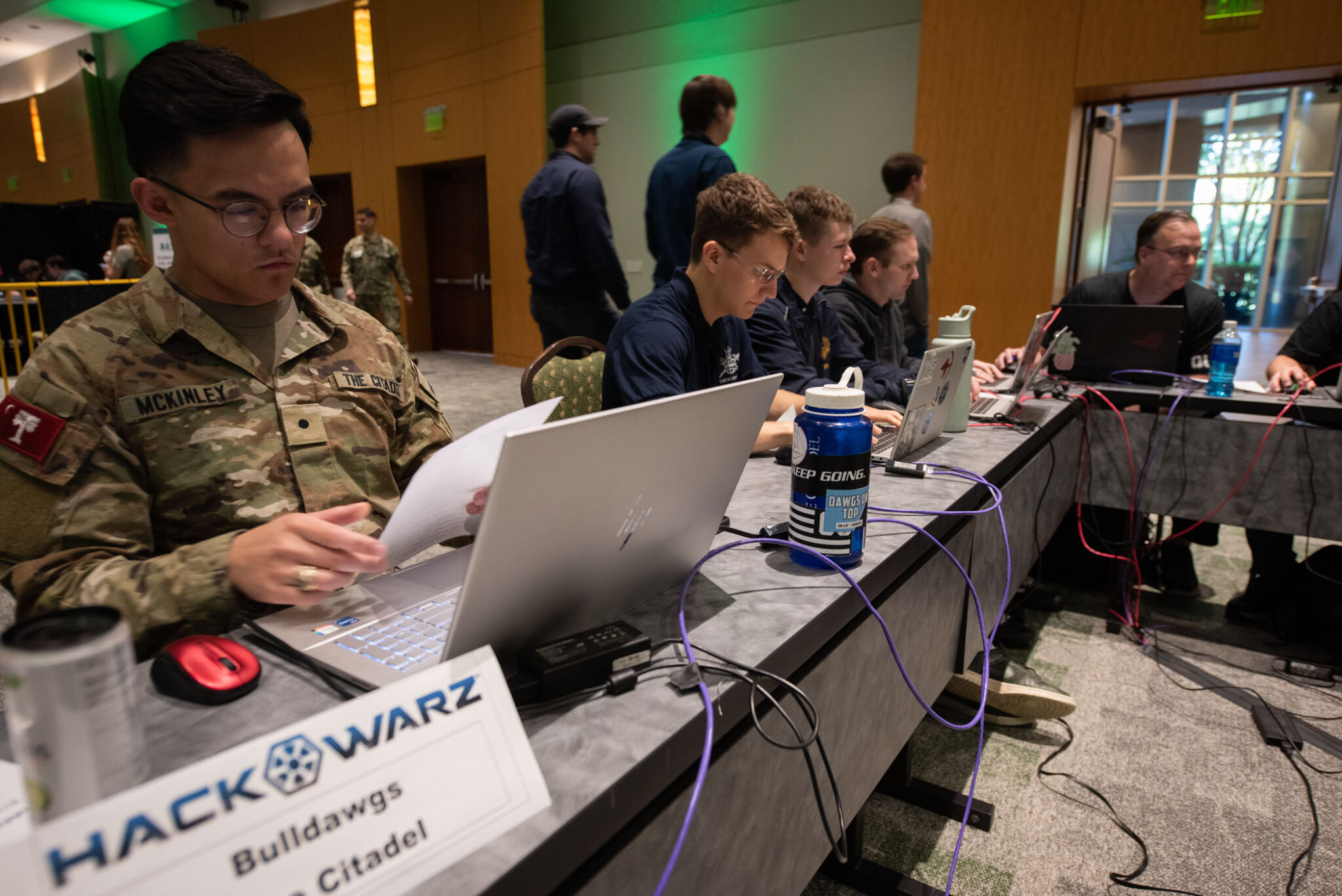 Citadel cadets show off cyber skills during the Palmetto Cyber Defense ...