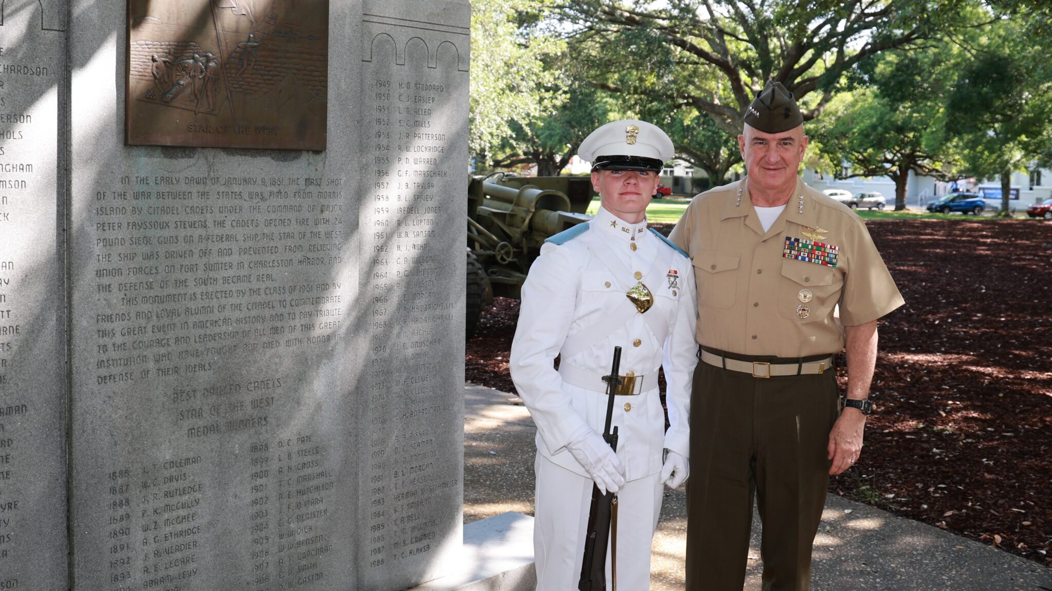 Cadet Kyle Hopkins wins 2024 Star of the West competition - The Citadel ...