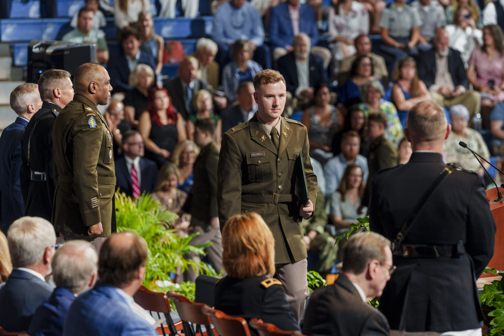The Citadel Class of 2024 cadets sworn in as officers in the United ...