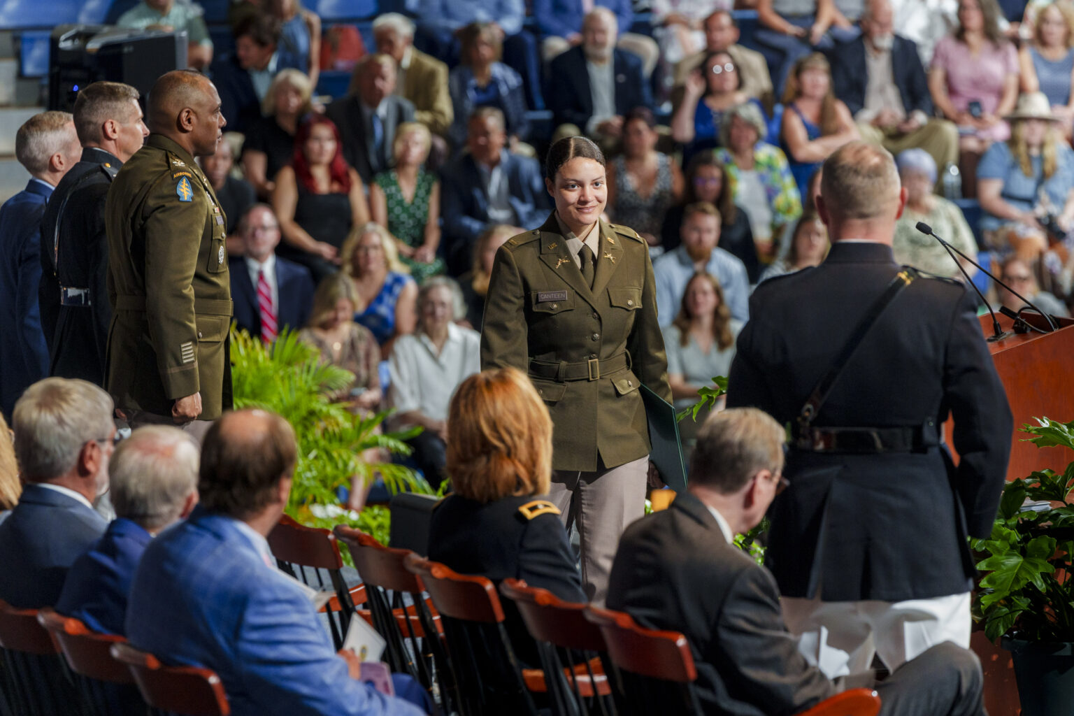 The Citadel Class of 2024 cadets sworn in as officers in the United ...