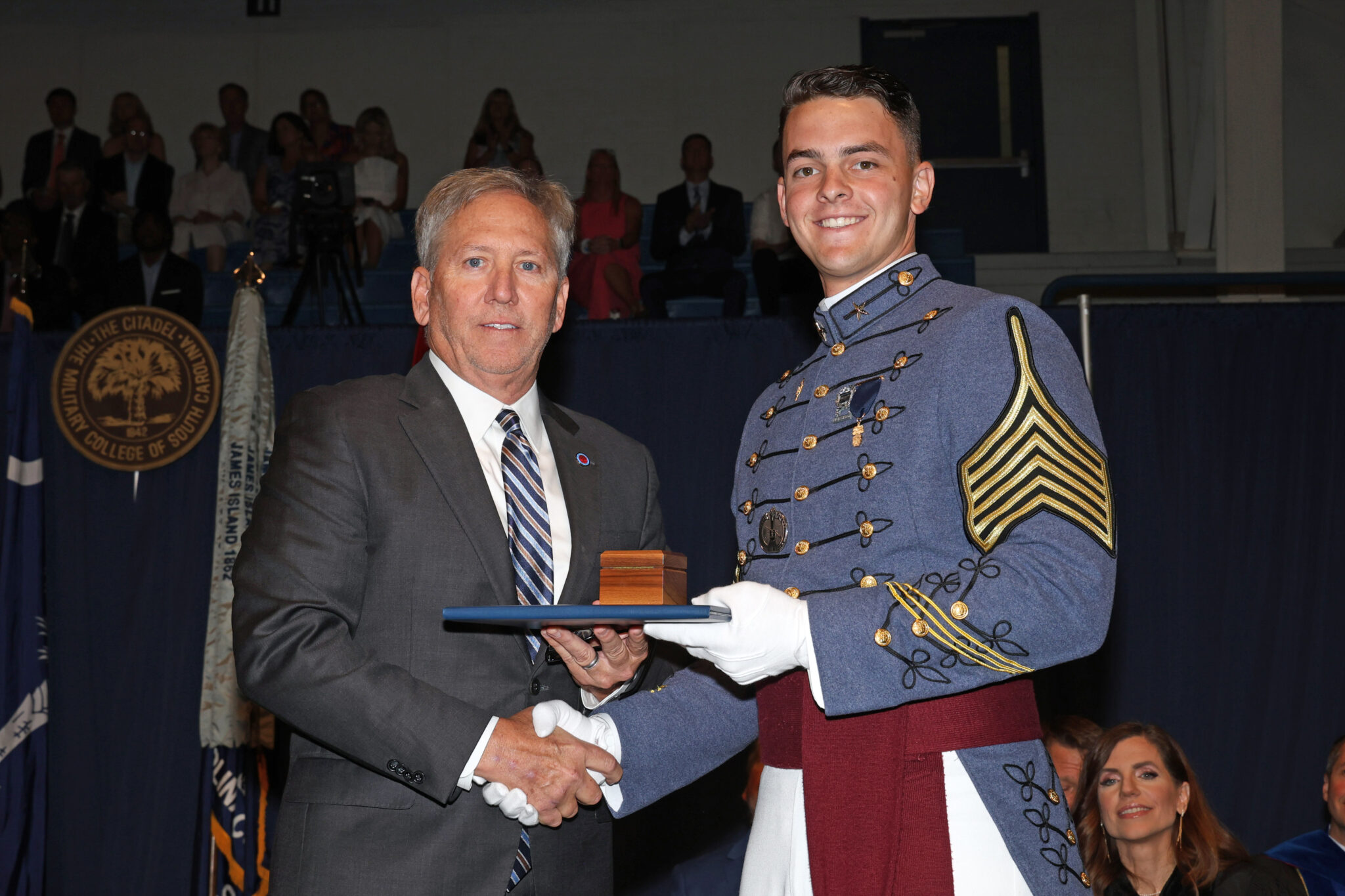 Awards presented to top cadets during 2024 commencement ceremony at The ...