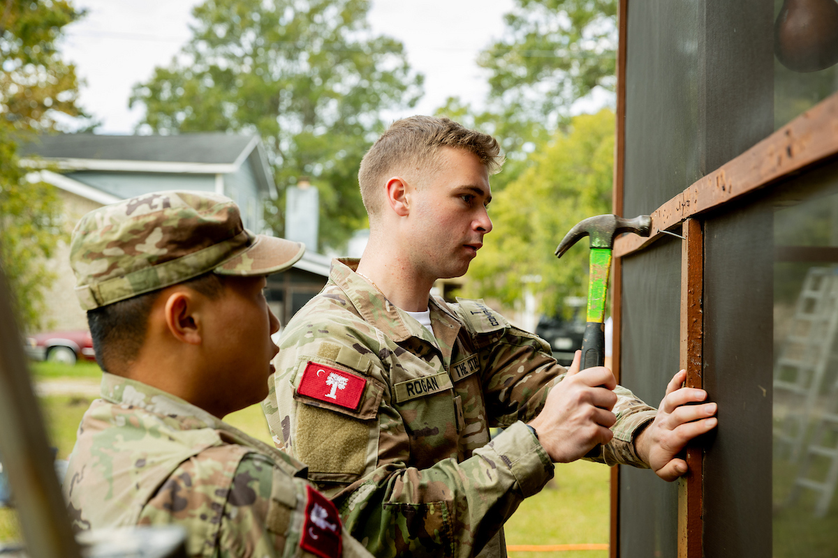 Cadets give back during The Citadel’s Class of 1979 Leadership Day ...