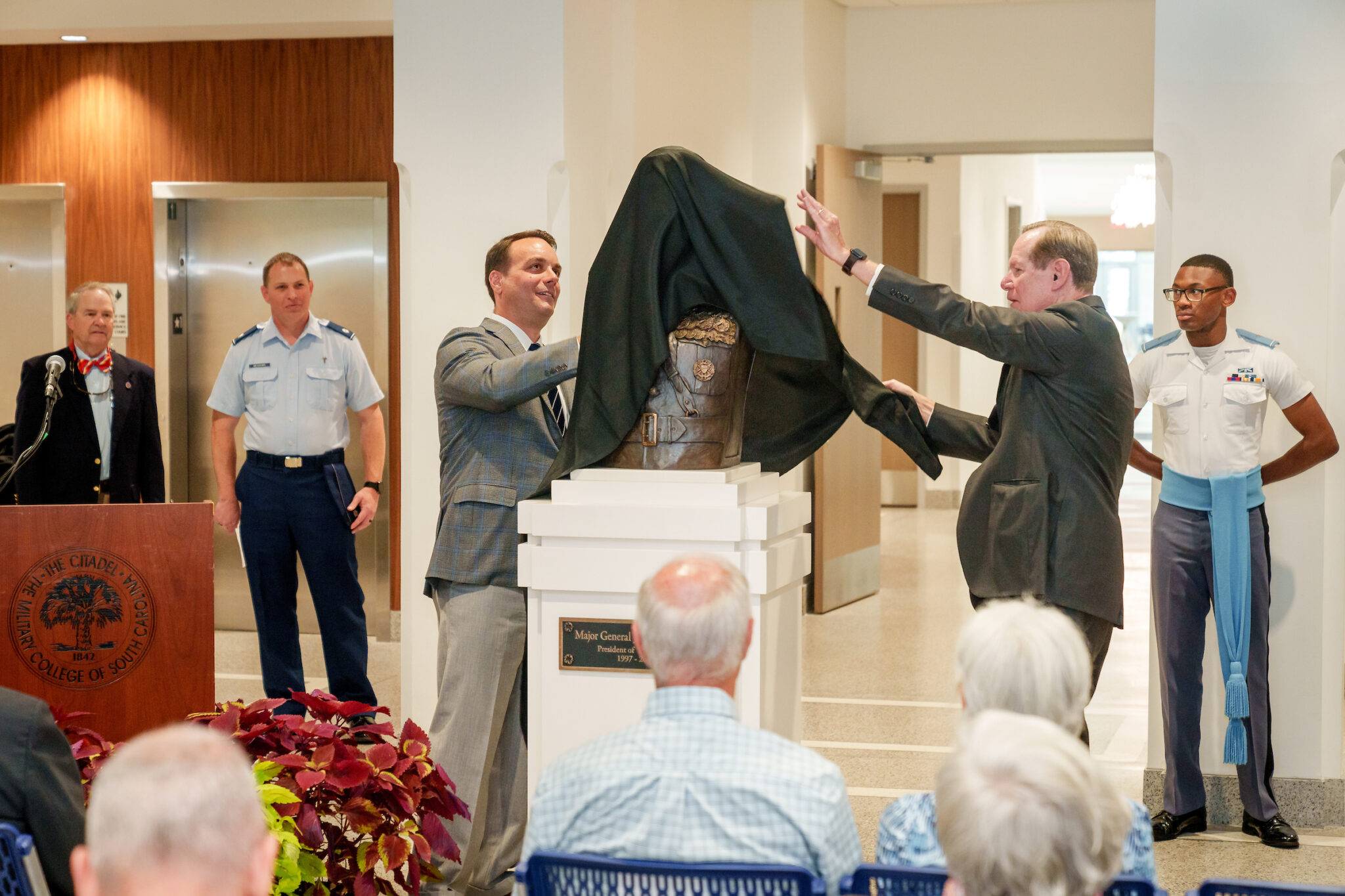 The Citadel honors its 18th president with statue on campus - The ...