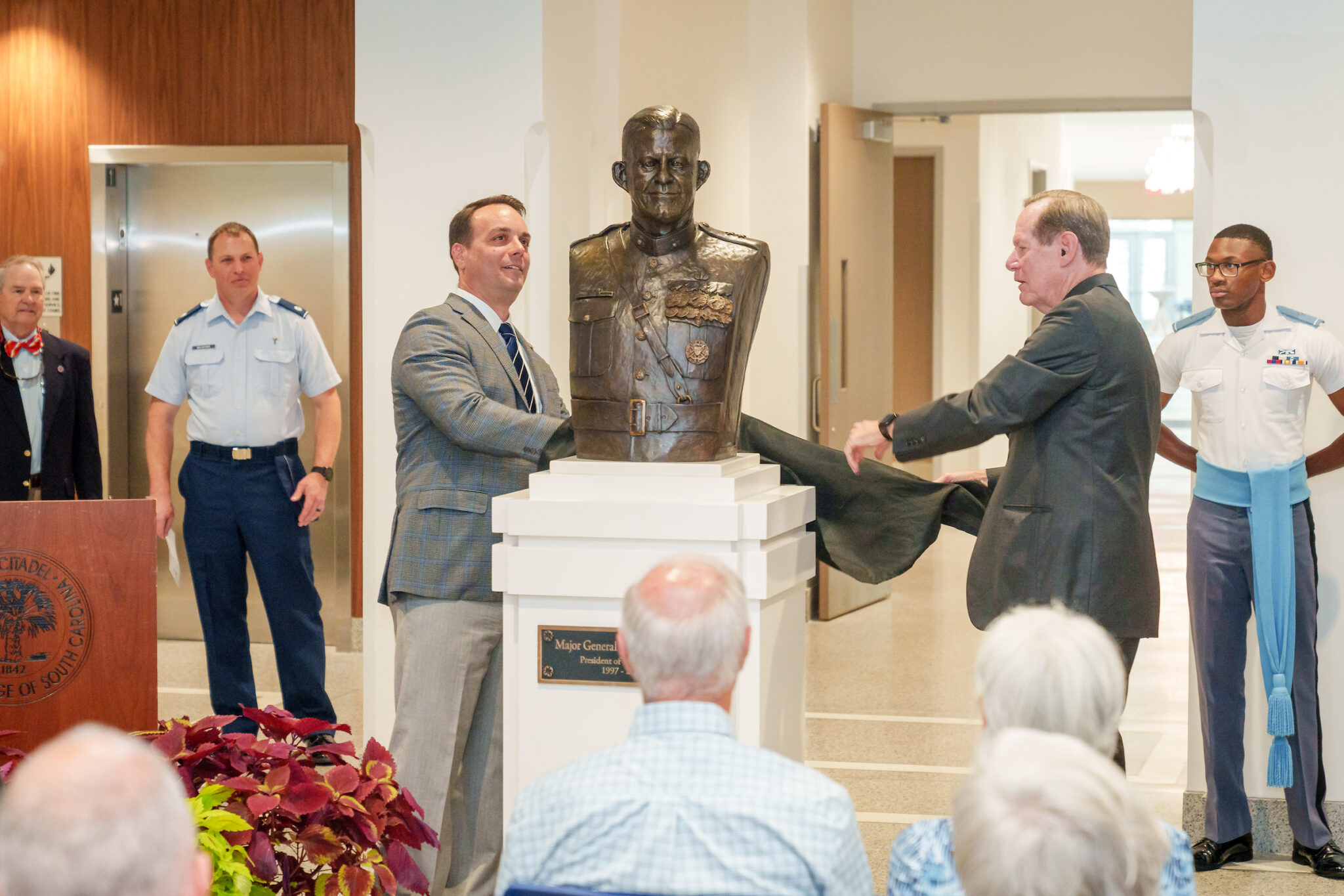 The Citadel honors its 18th president with statue on campus - The ...