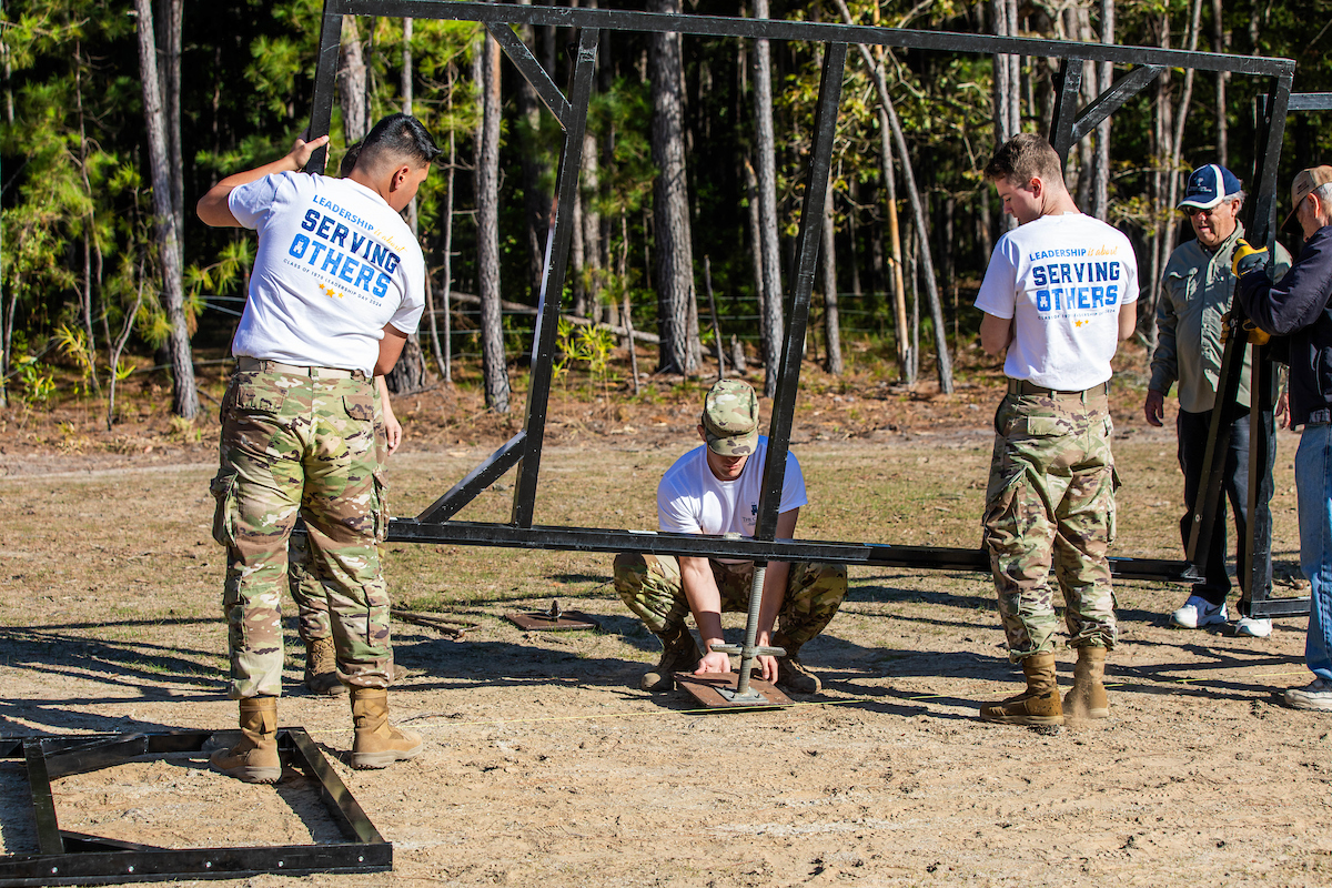 Cadets give back during The Citadel’s Class of 1979 Leadership Day ...