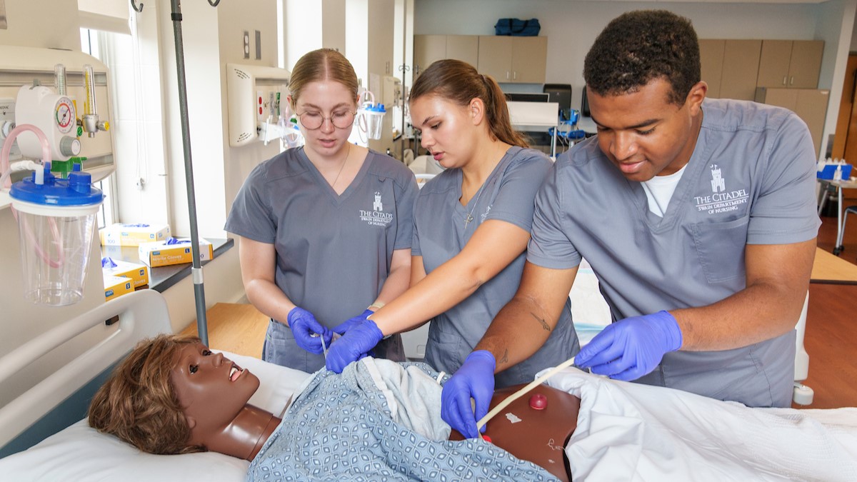 Nursing department’s simulation lab at The Citadel provides excellent ...